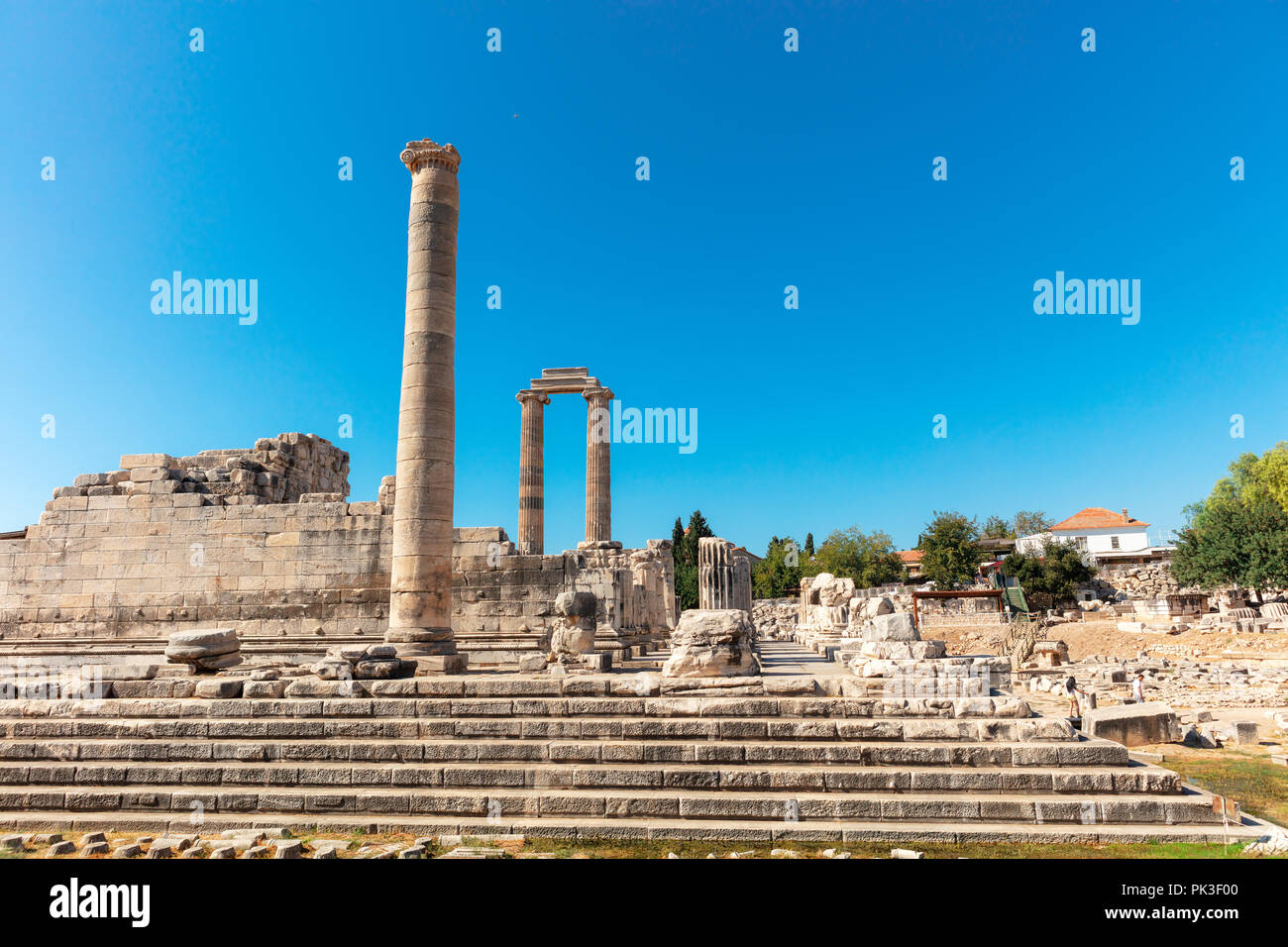 Apollonian temple is one of the most well preserved temple in Turkey ...