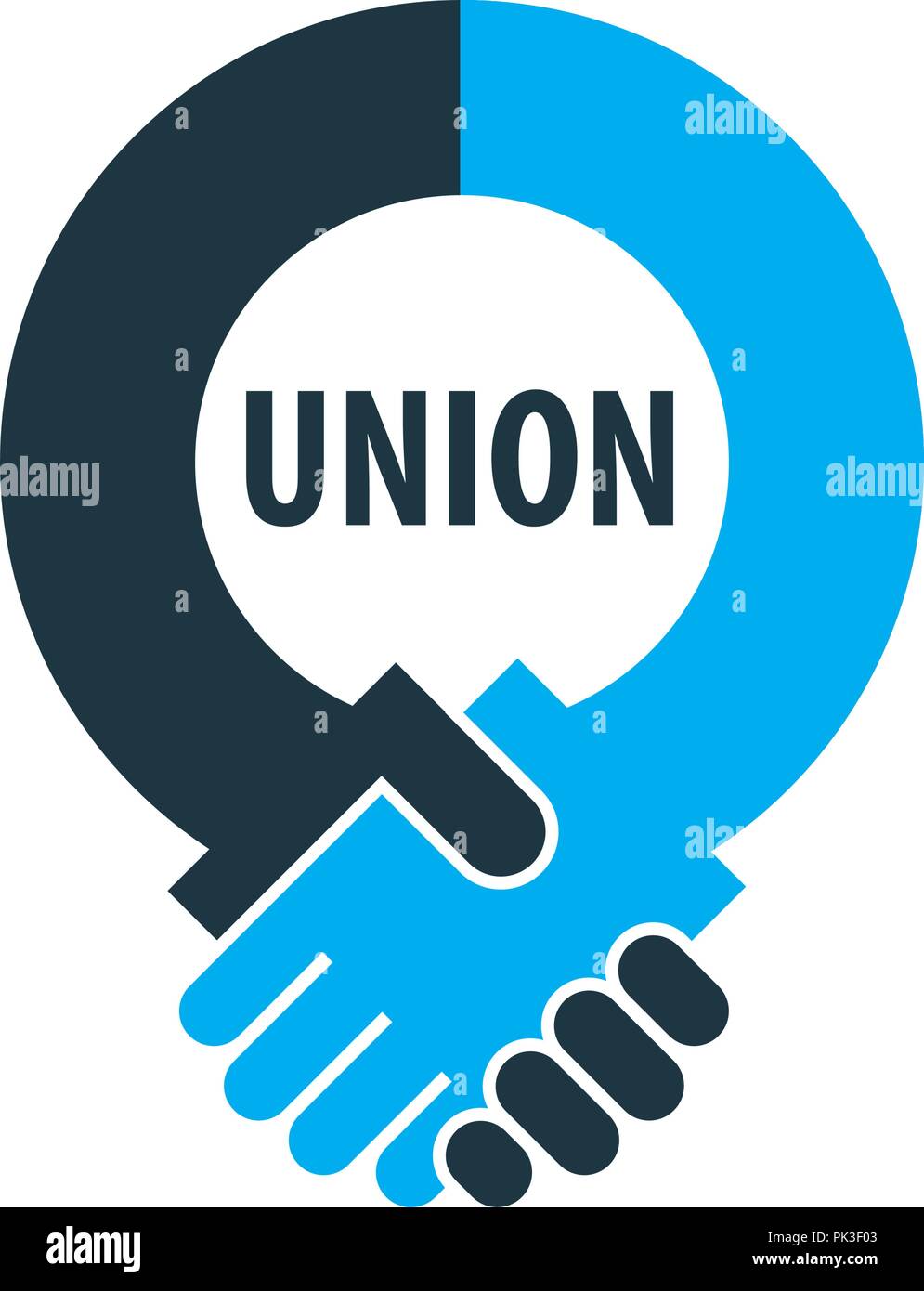 vector logo handshake Stock Vector Image & Art - Alamy