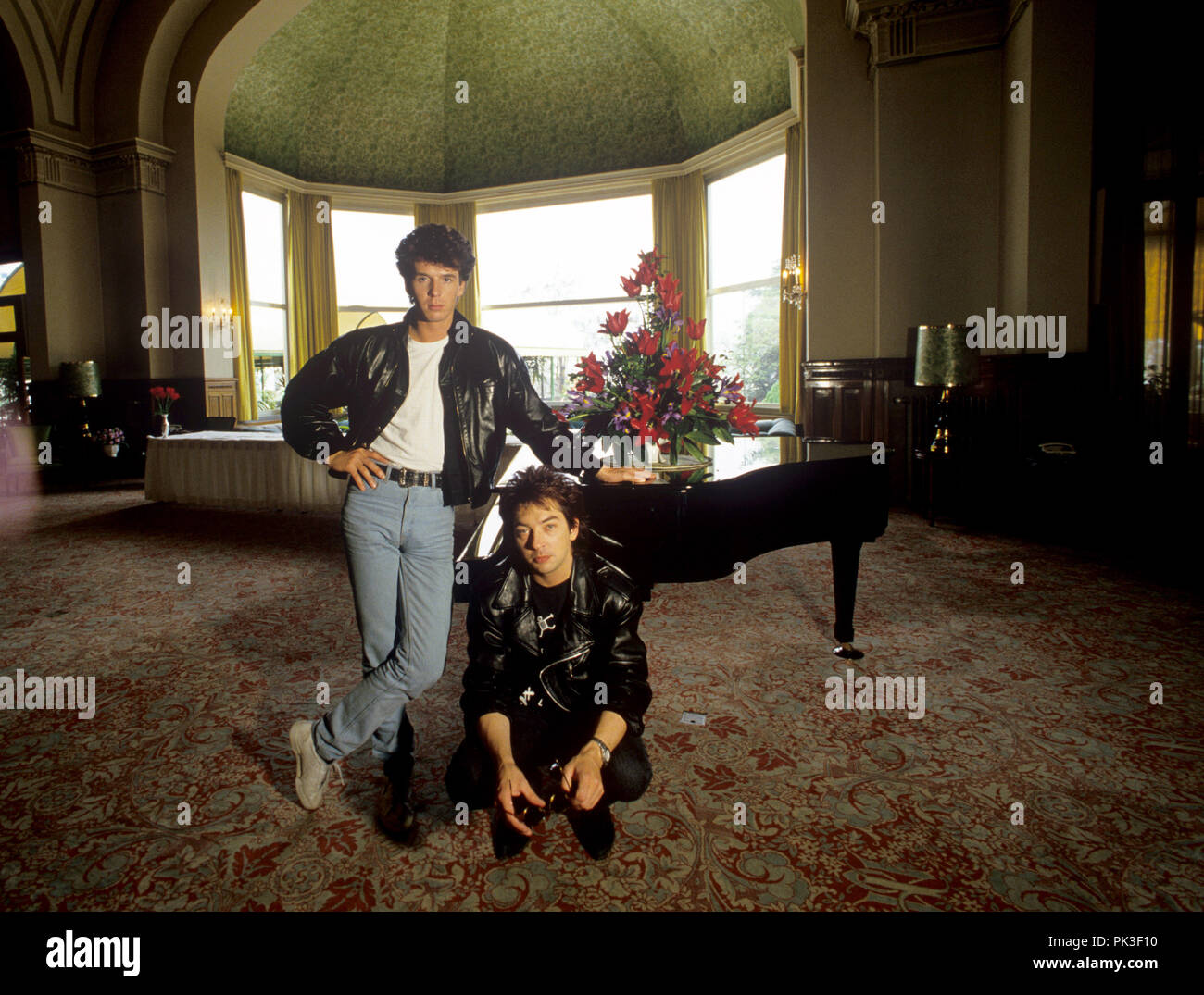 Climie Fisher (l-r): Simon Climie, Rob Fisher in May 1988 in Montreux ...