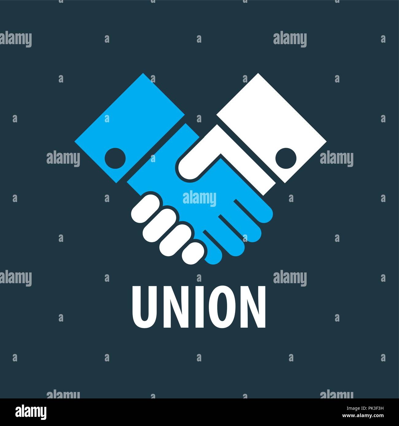 vector logo handshake Stock Vector Image & Art - Alamy
