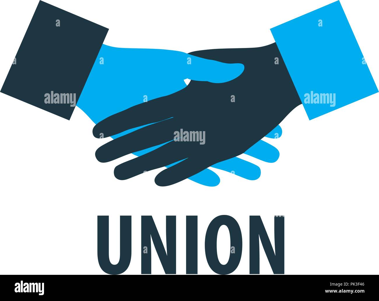 vector logo handshake Stock Vector Image & Art - Alamy