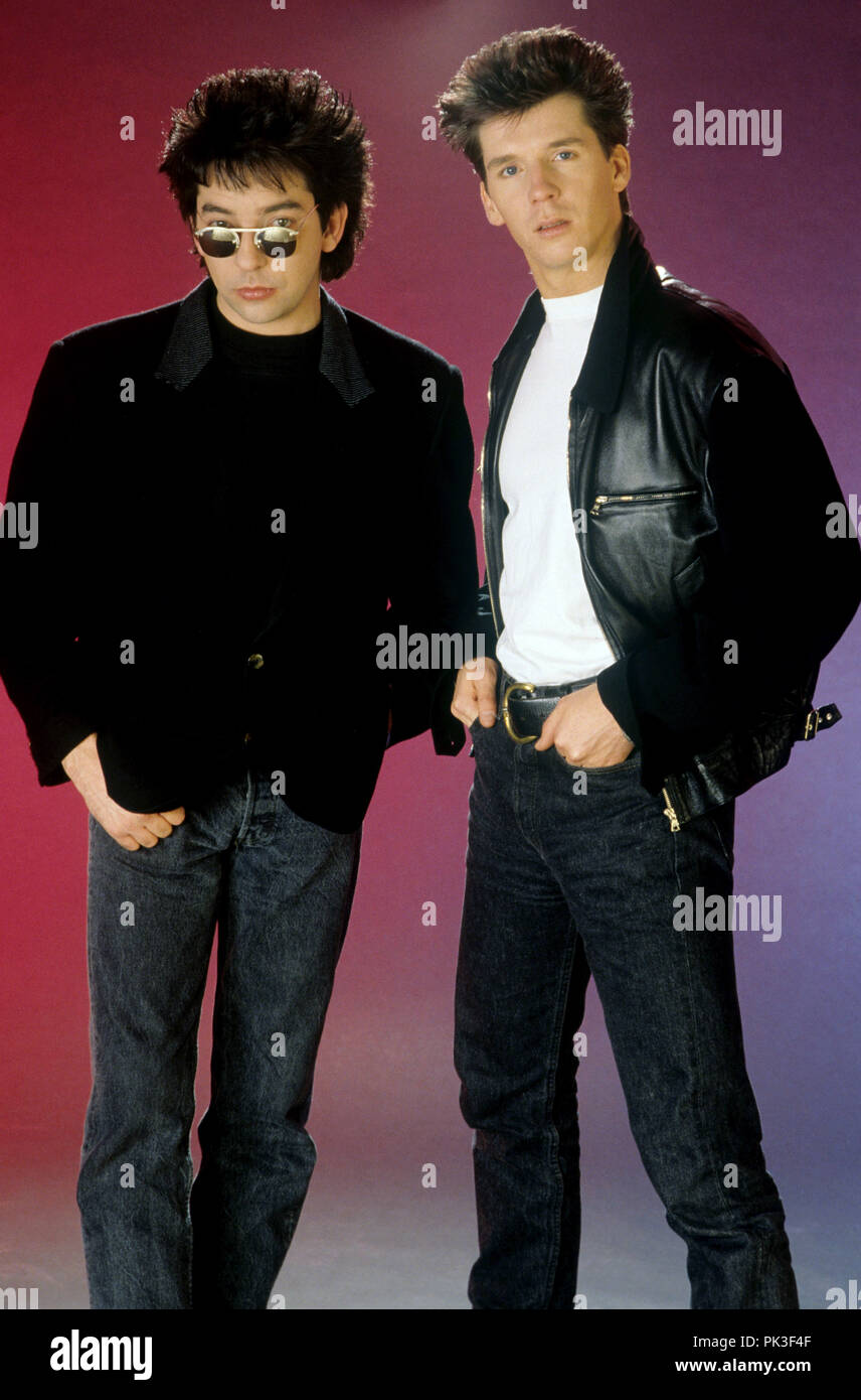 Climie Fisher (l-r): Simon Climie, Rob Fisher on 31.01.1989 in München ...