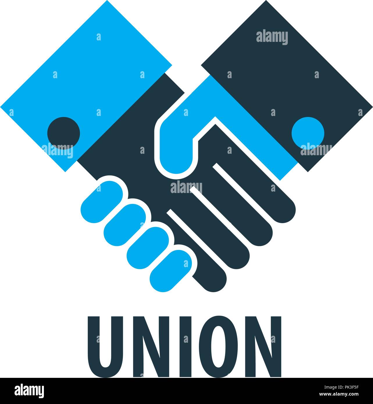 vector logo handshake Stock Vector Image & Art - Alamy