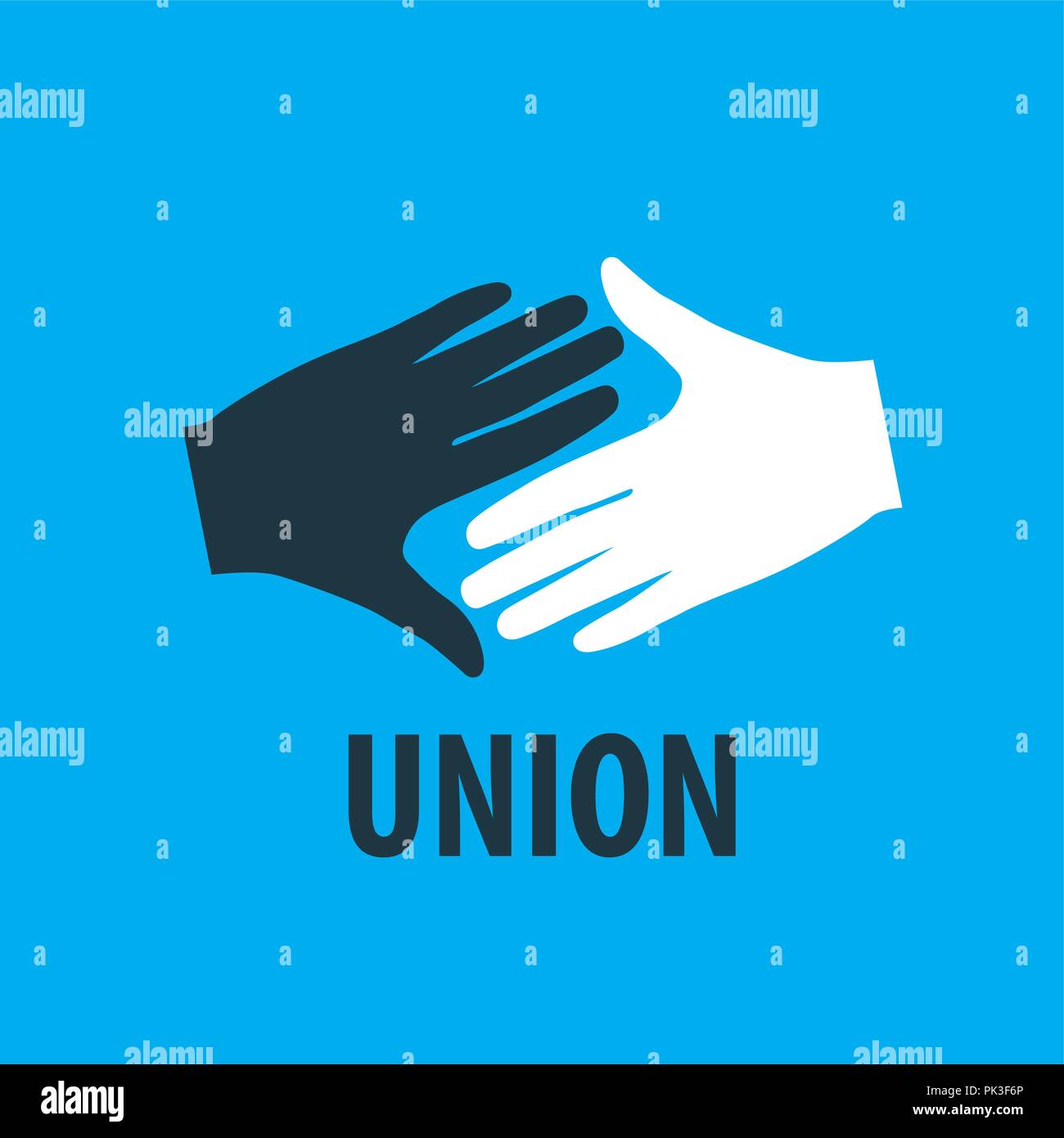 vector logo handshake Stock Vector Image & Art - Alamy