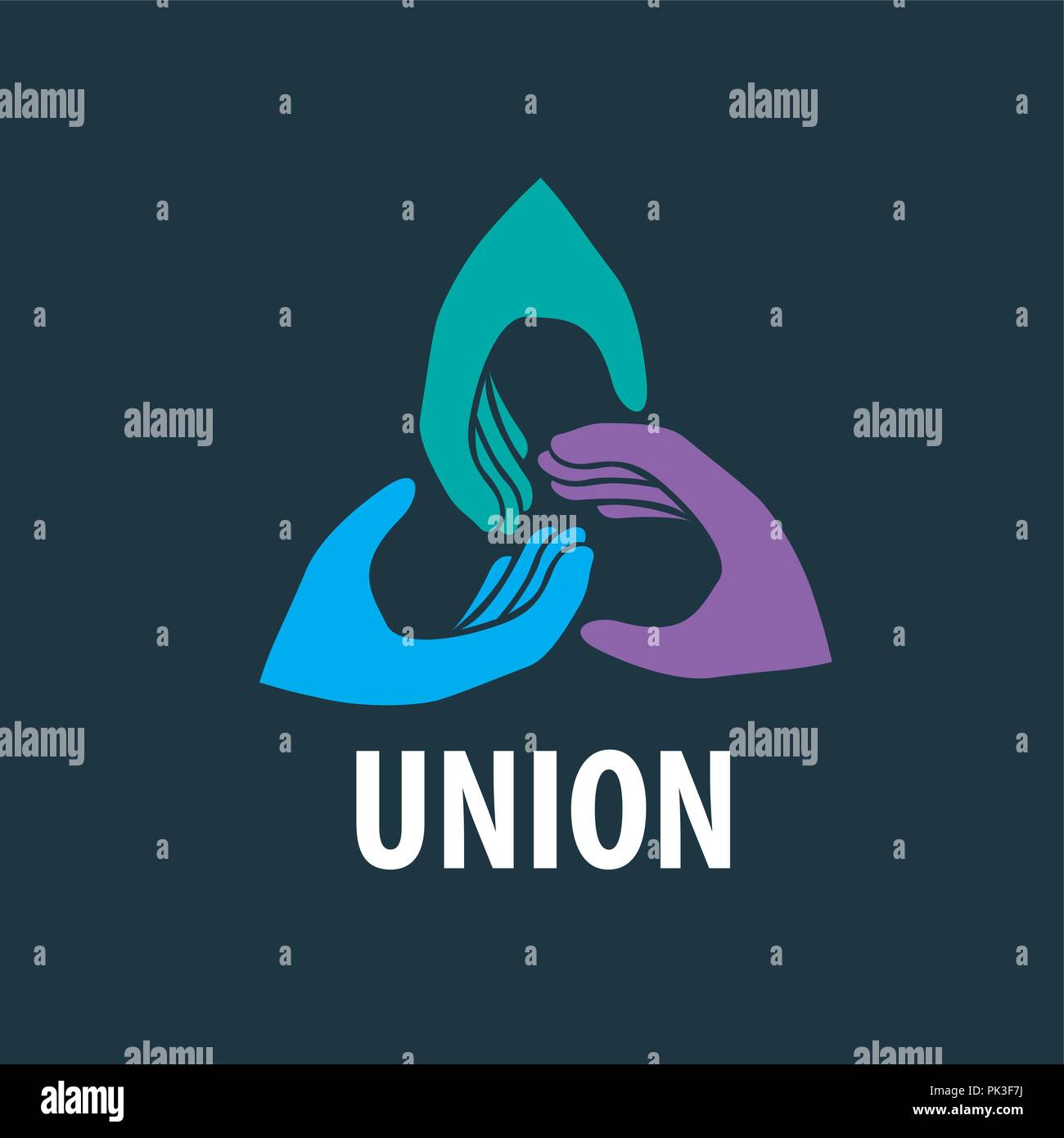 vector logo handshake Stock Vector Image & Art - Alamy