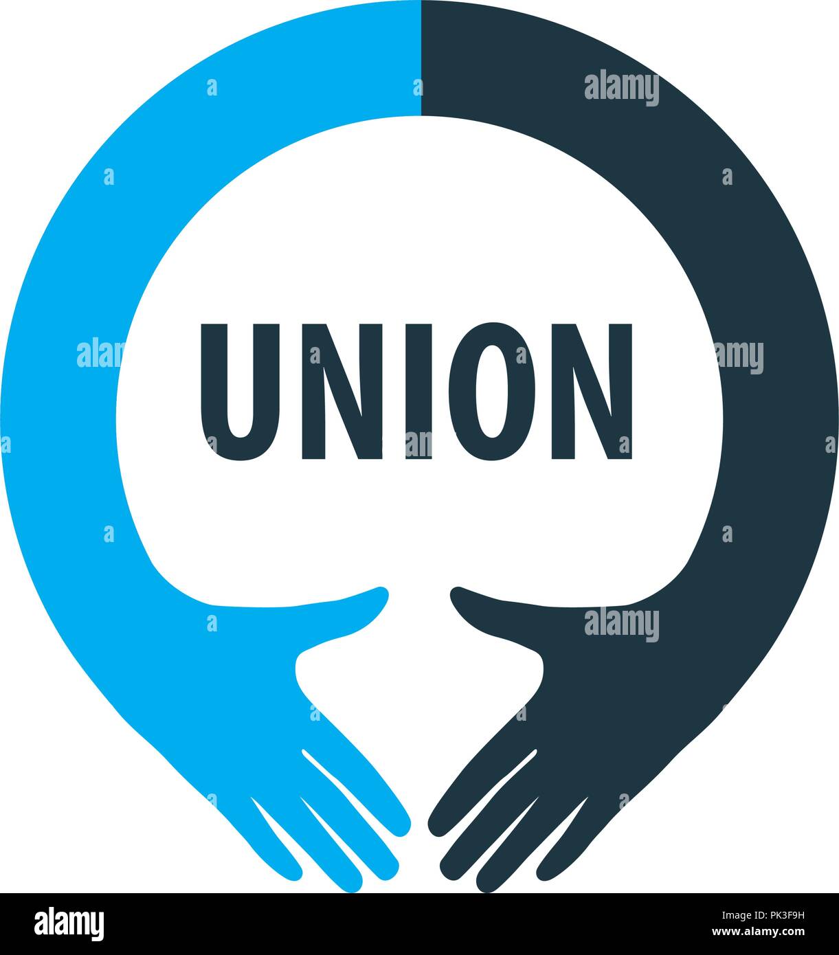 vector logo handshake Stock Vector Image & Art - Alamy