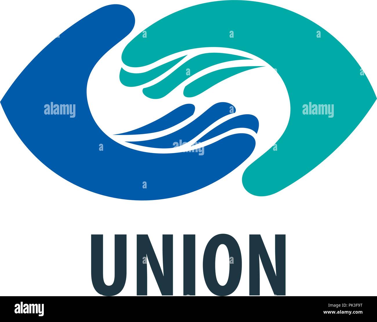 vector logo handshake Stock Vector Image & Art - Alamy