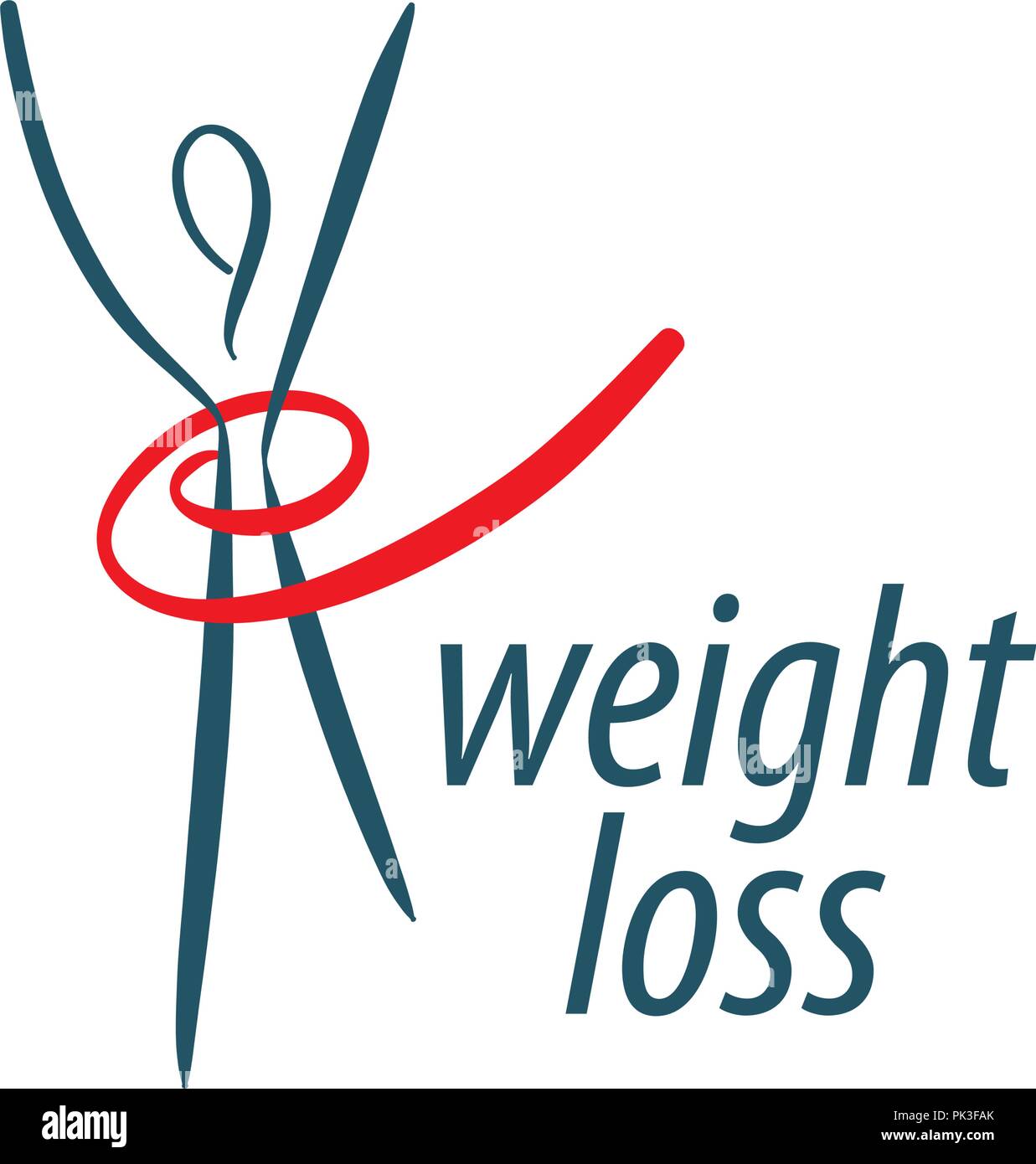 weight loss logo Stock Vector Image & Art - Alamy
