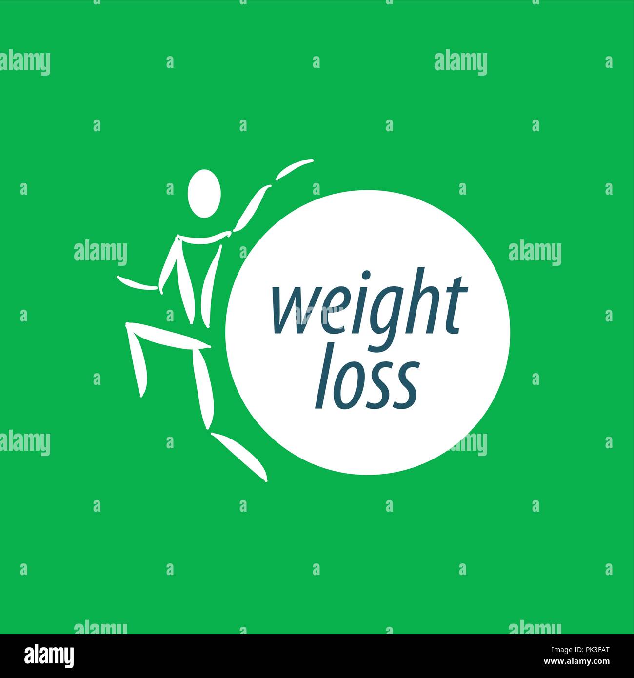 weight loss logo Stock Vector Image & Art - Alamy