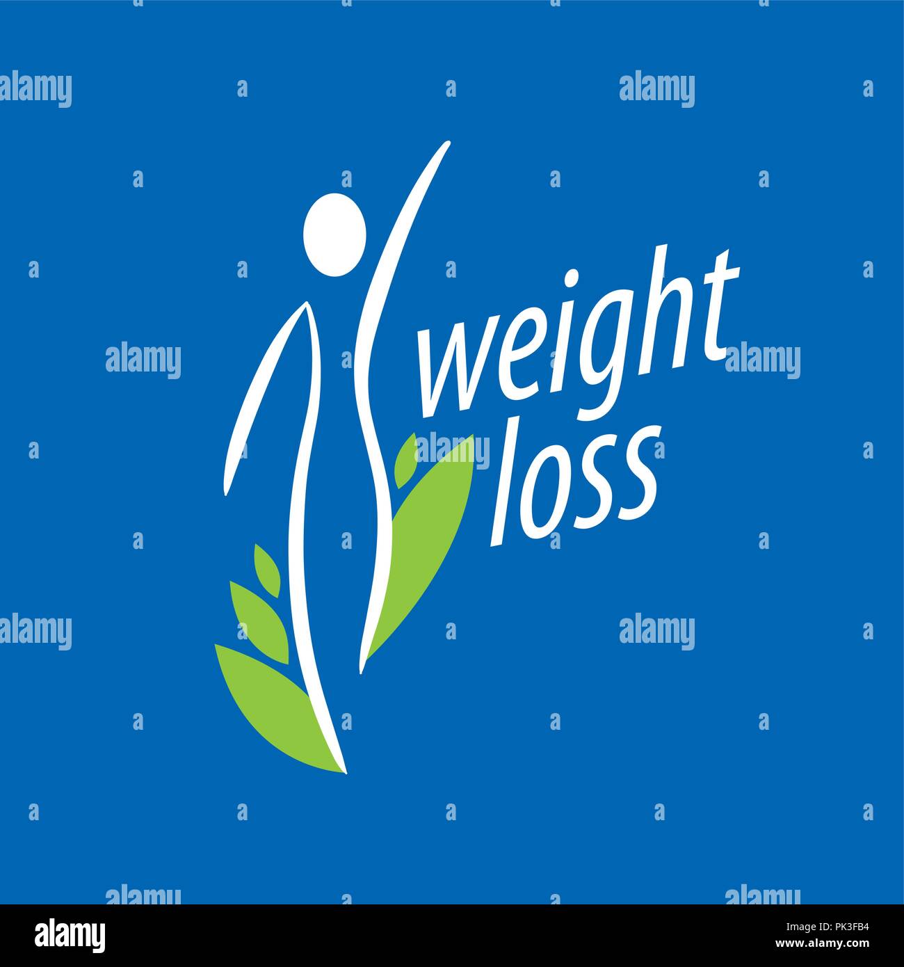 weight loss logo Stock Vector Image & Art - Alamy