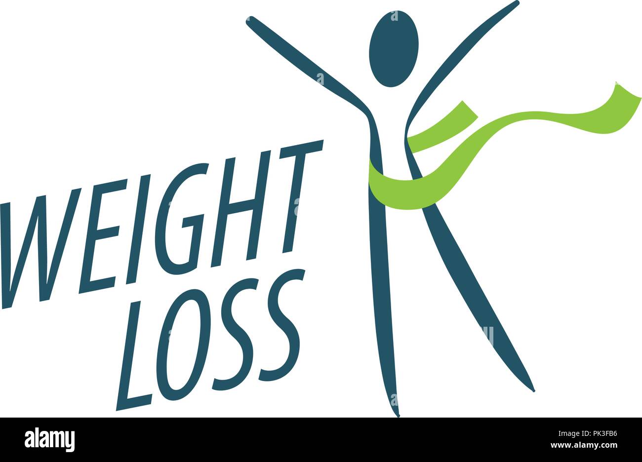 weight loss logo Stock Vector Image & Art - Alamy