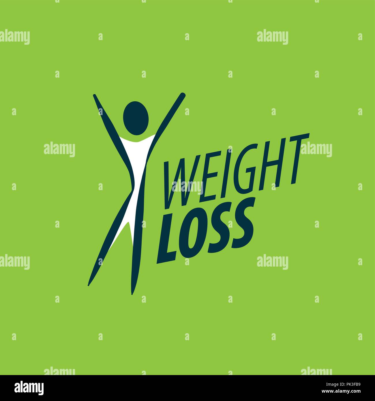 weight loss logo Stock Vector Image & Art - Alamy