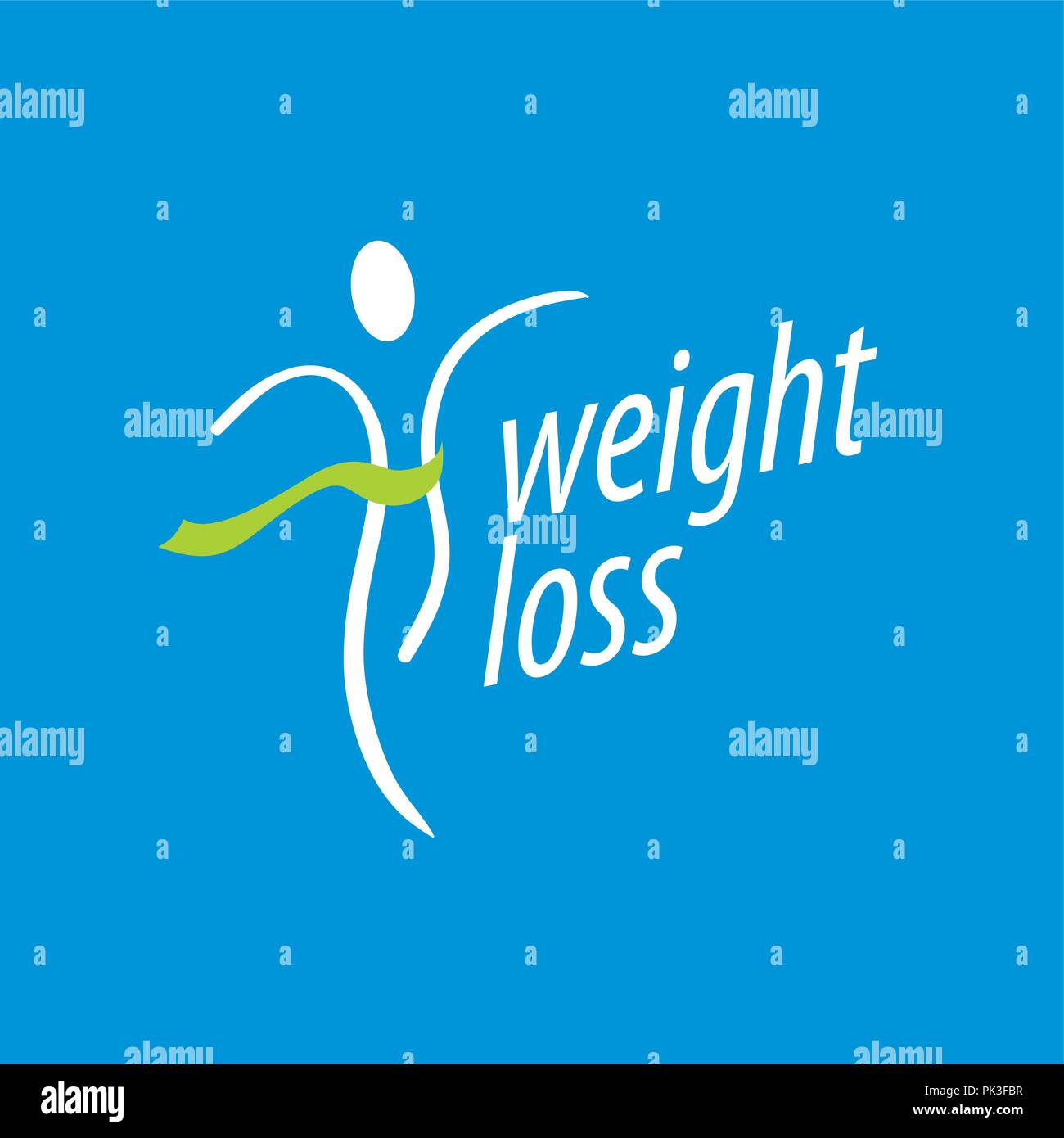 weight loss logo Stock Vector Image & Art - Alamy
