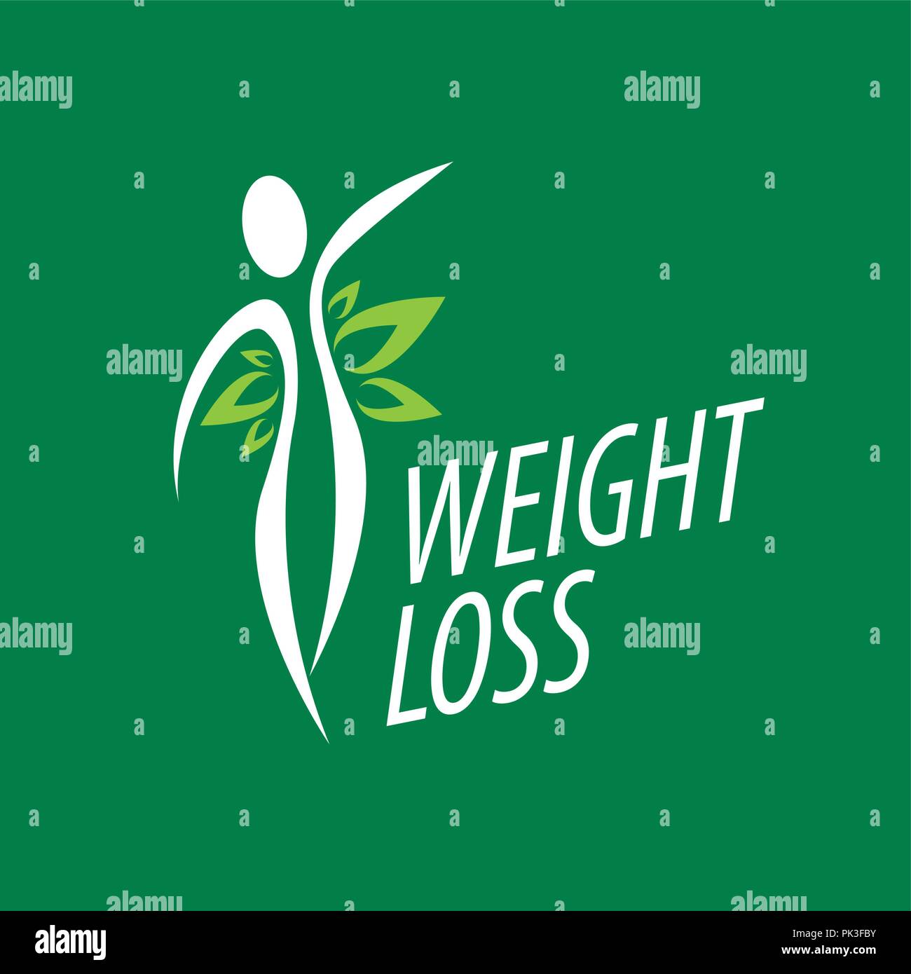weight loss logo Stock Vector Image & Art - Alamy