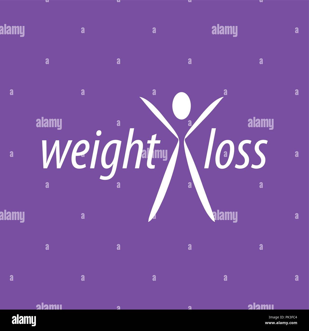 weight loss logo Stock Vector Image & Art - Alamy