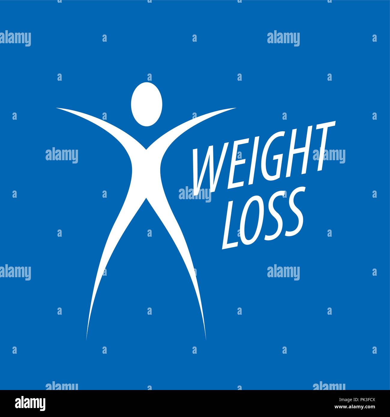 weight loss logo Stock Vector Image & Art - Alamy