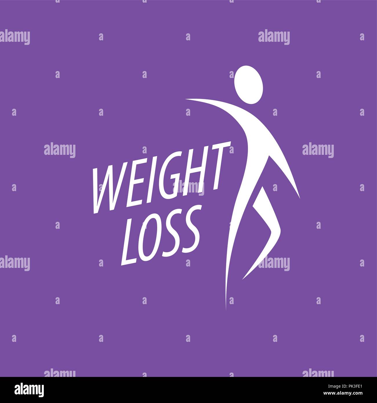 weight loss logo Stock Vector Image & Art - Alamy