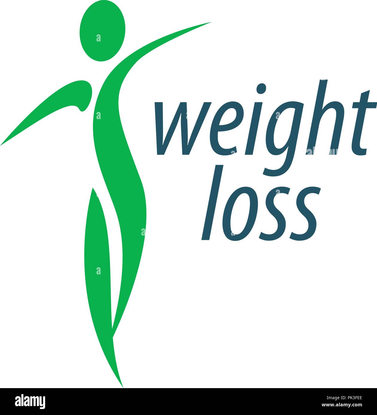 weight loss logo Stock Vector Image & Art - Alamy