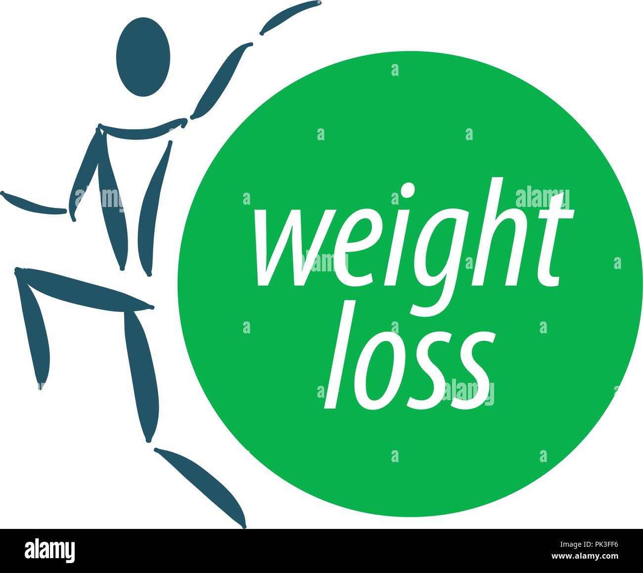 weight loss logo Stock Vector Image & Art - Alamy