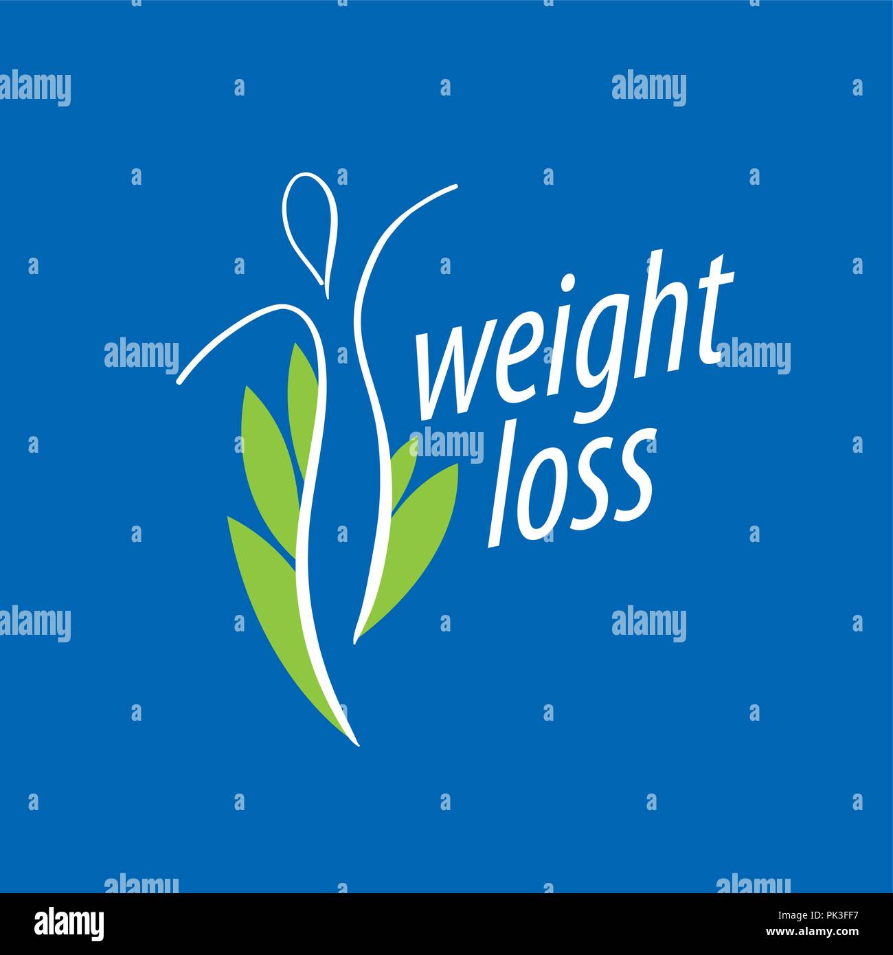 weight loss logo Stock Vector Image & Art - Alamy