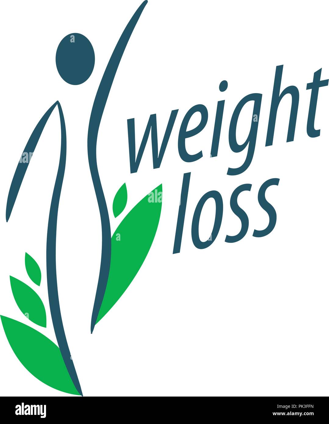 weight loss logo Stock Vector Image & Art - Alamy