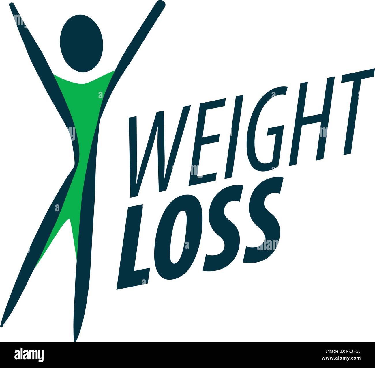weight loss logo Stock Vector Image & Art - Alamy