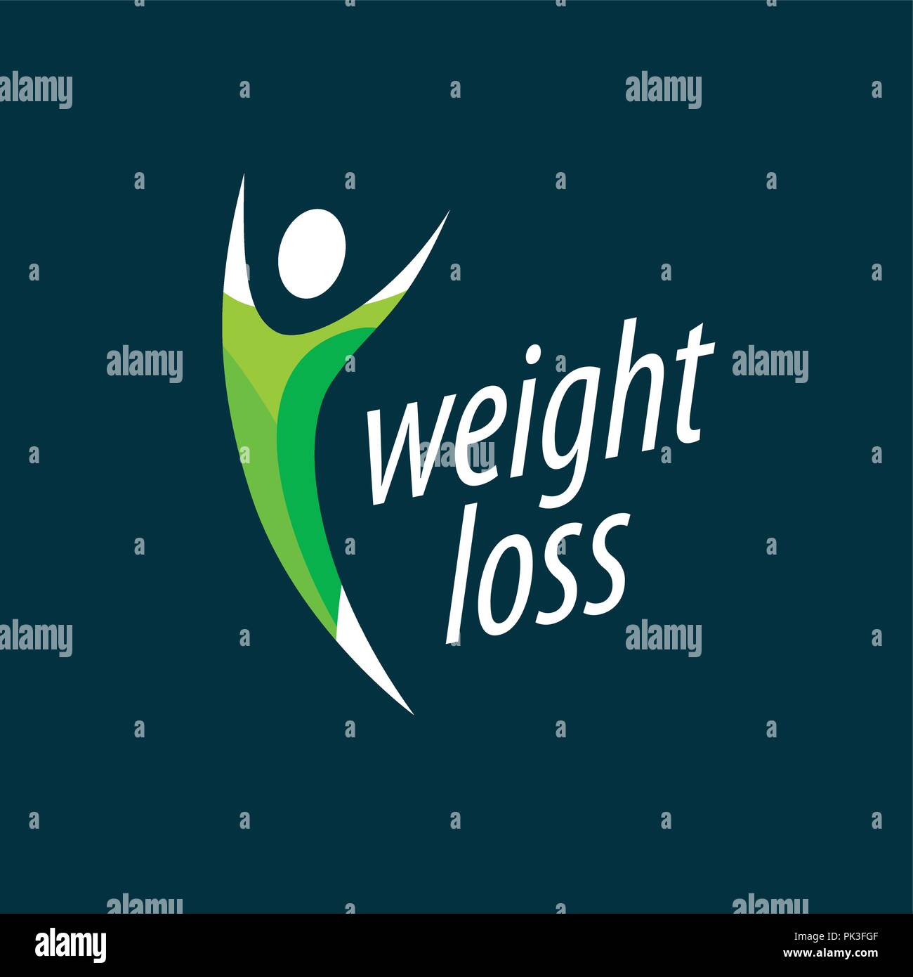 weight loss logo Stock Vector Image & Art - Alamy