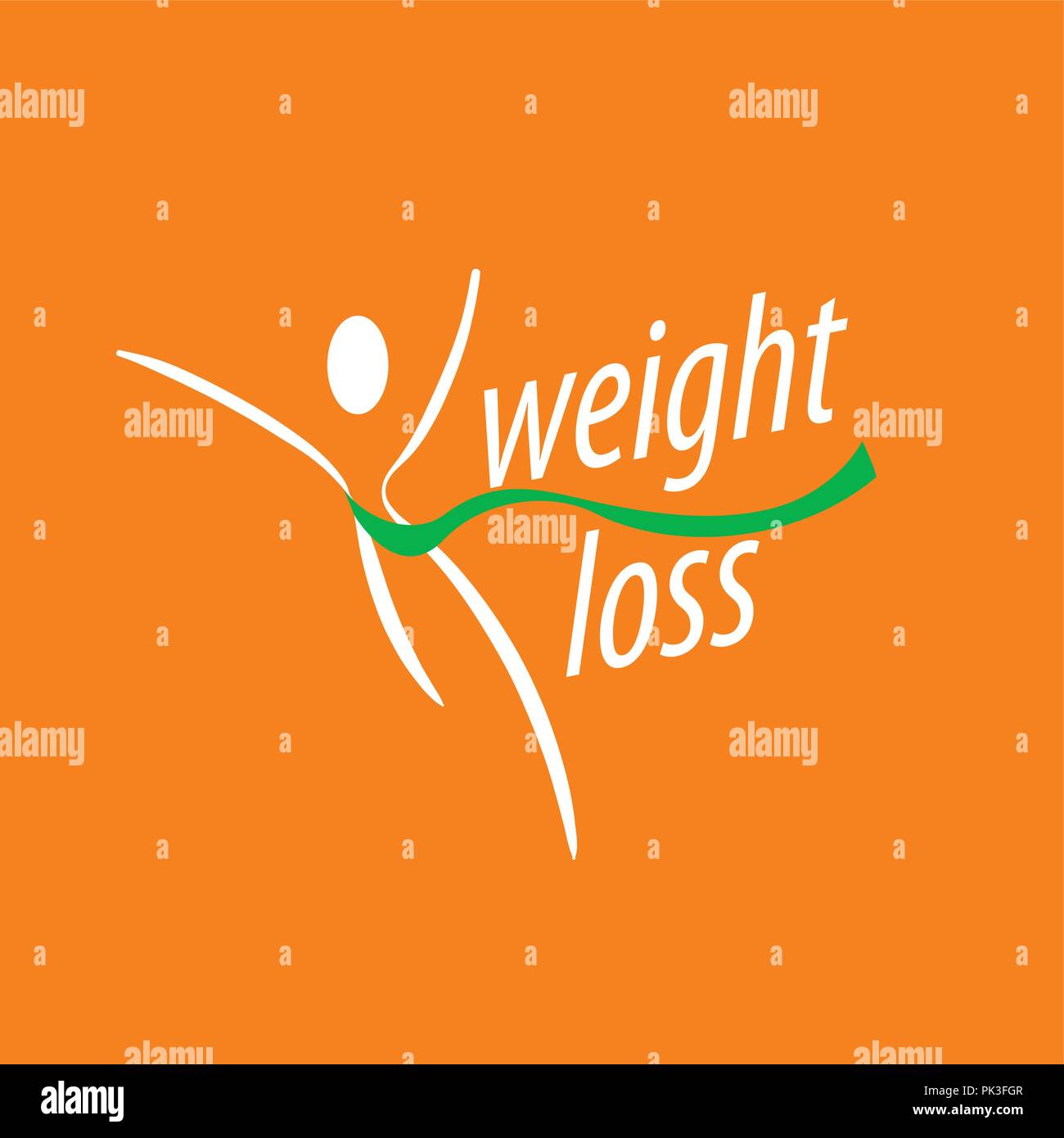 weight loss logo Stock Vector Image & Art - Alamy