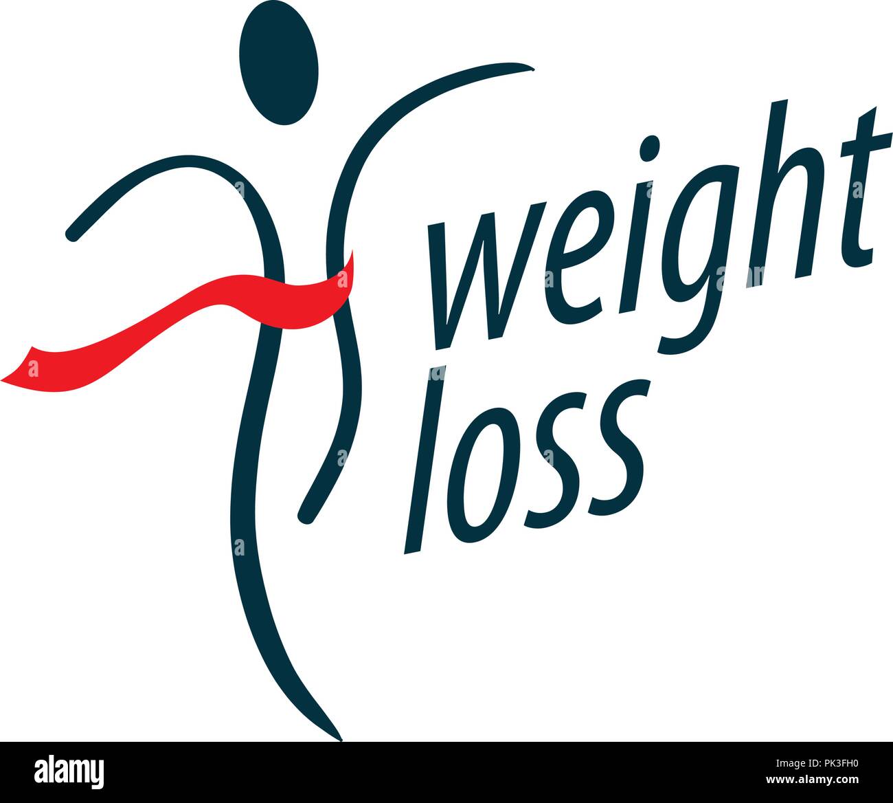 weight loss logo Stock Vector Image & Art - Alamy