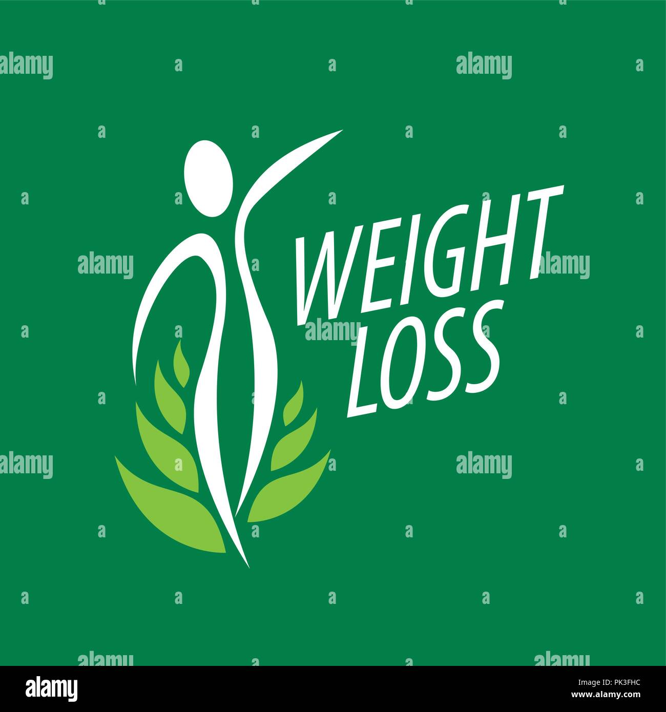 weight loss logo Stock Vector Image & Art - Alamy