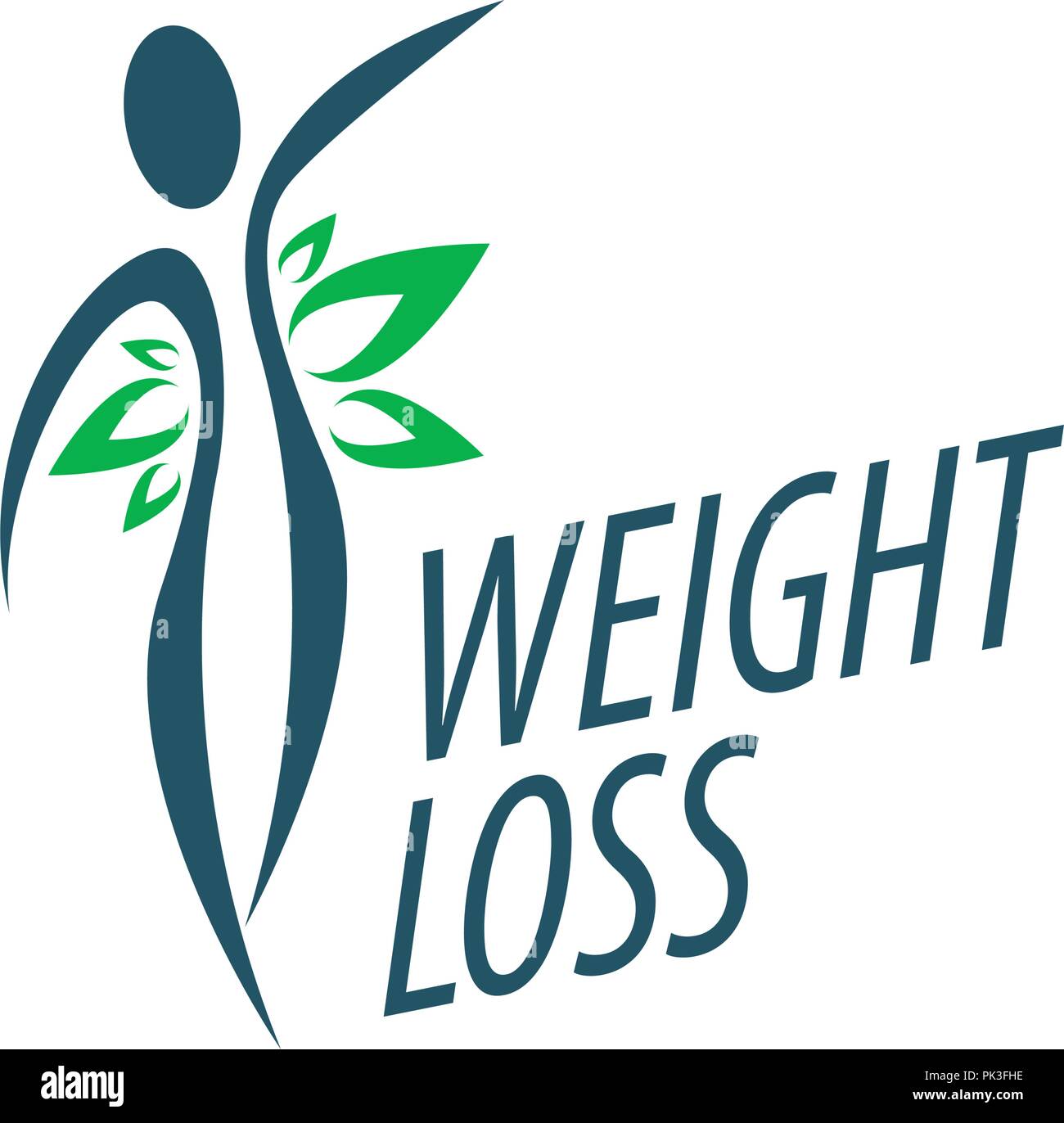 weight loss logo Stock Vector Image & Art - Alamy