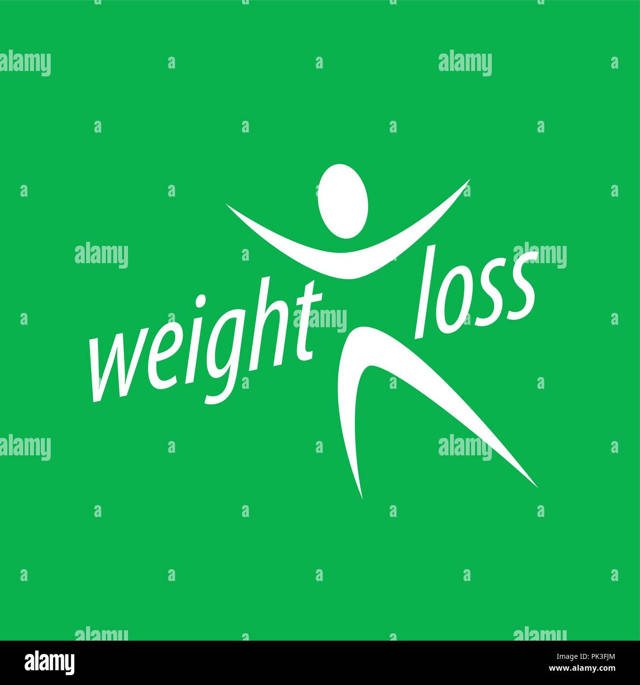 weight loss logo Stock Vector Image & Art - Alamy