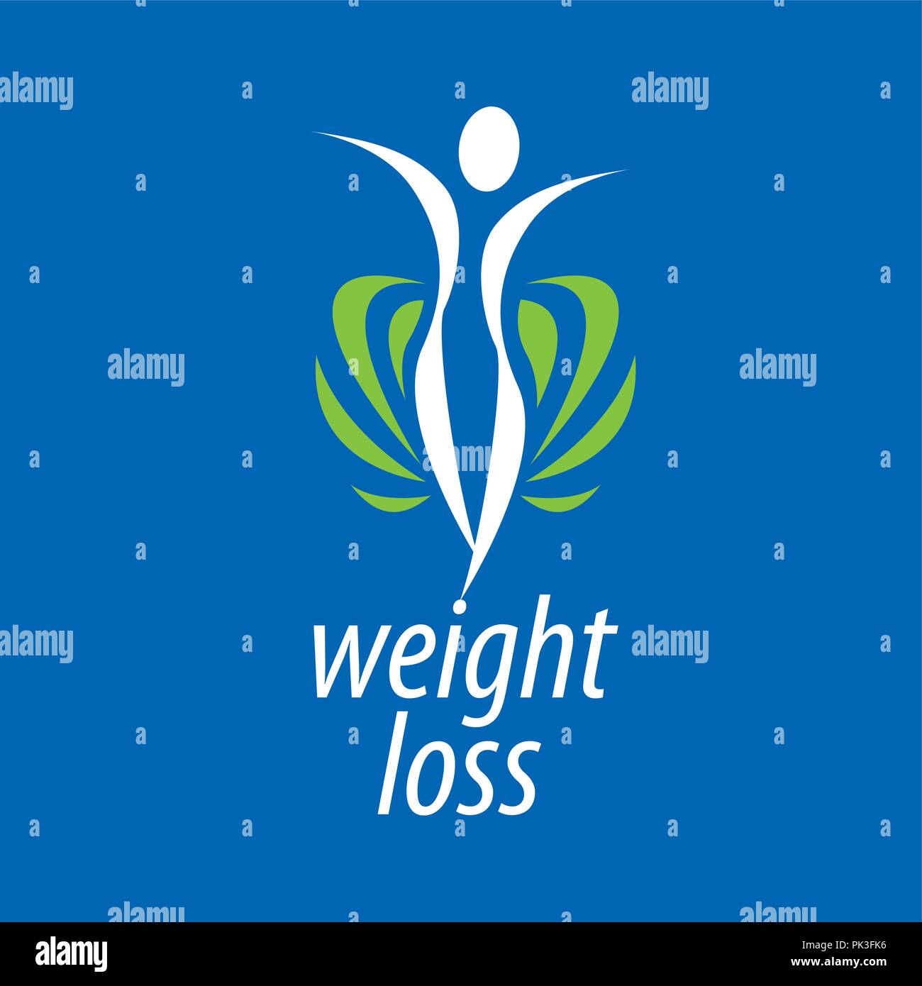 weight loss logo Stock Vector Image & Art - Alamy