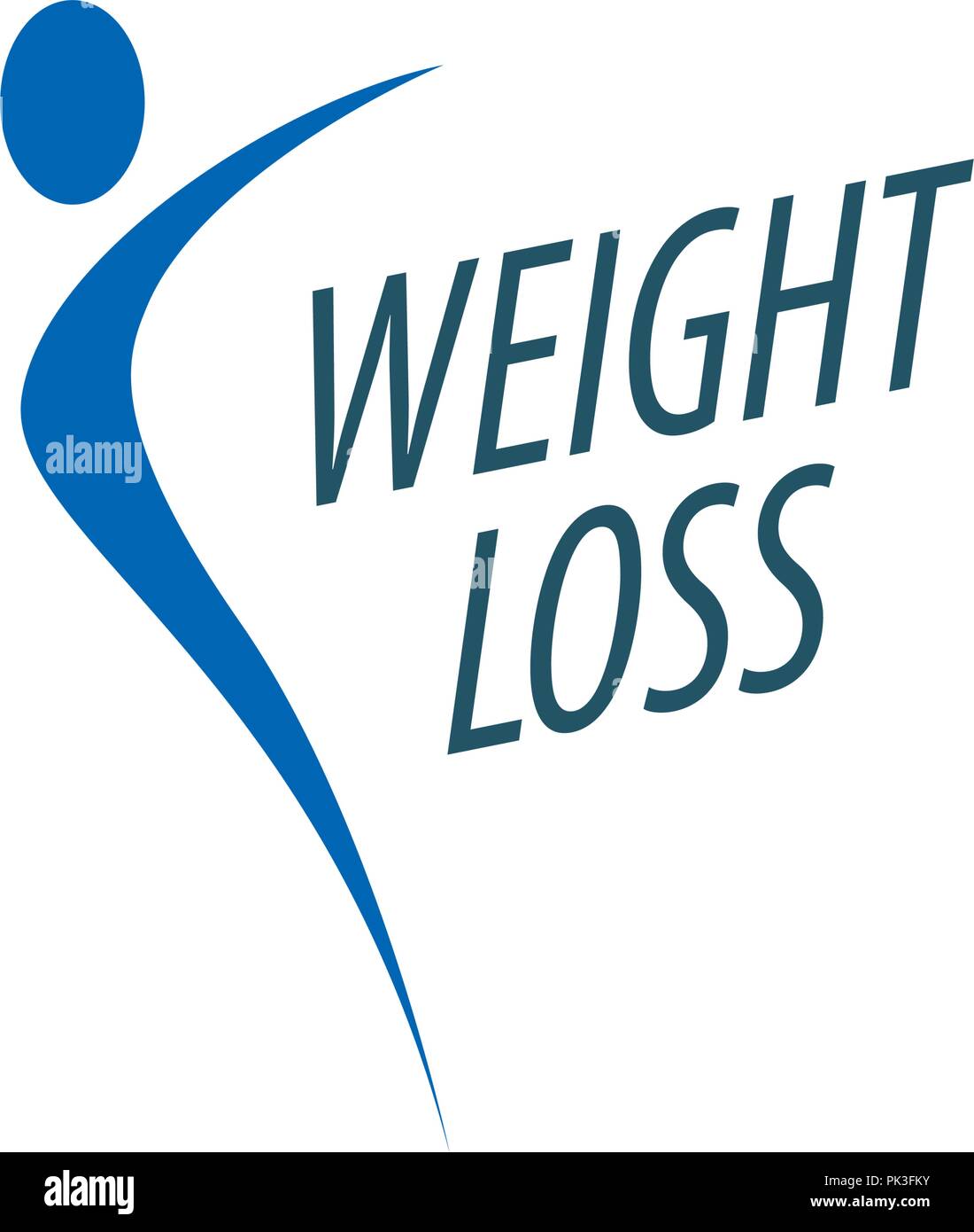 weight loss logo Stock Vector Image & Art - Alamy