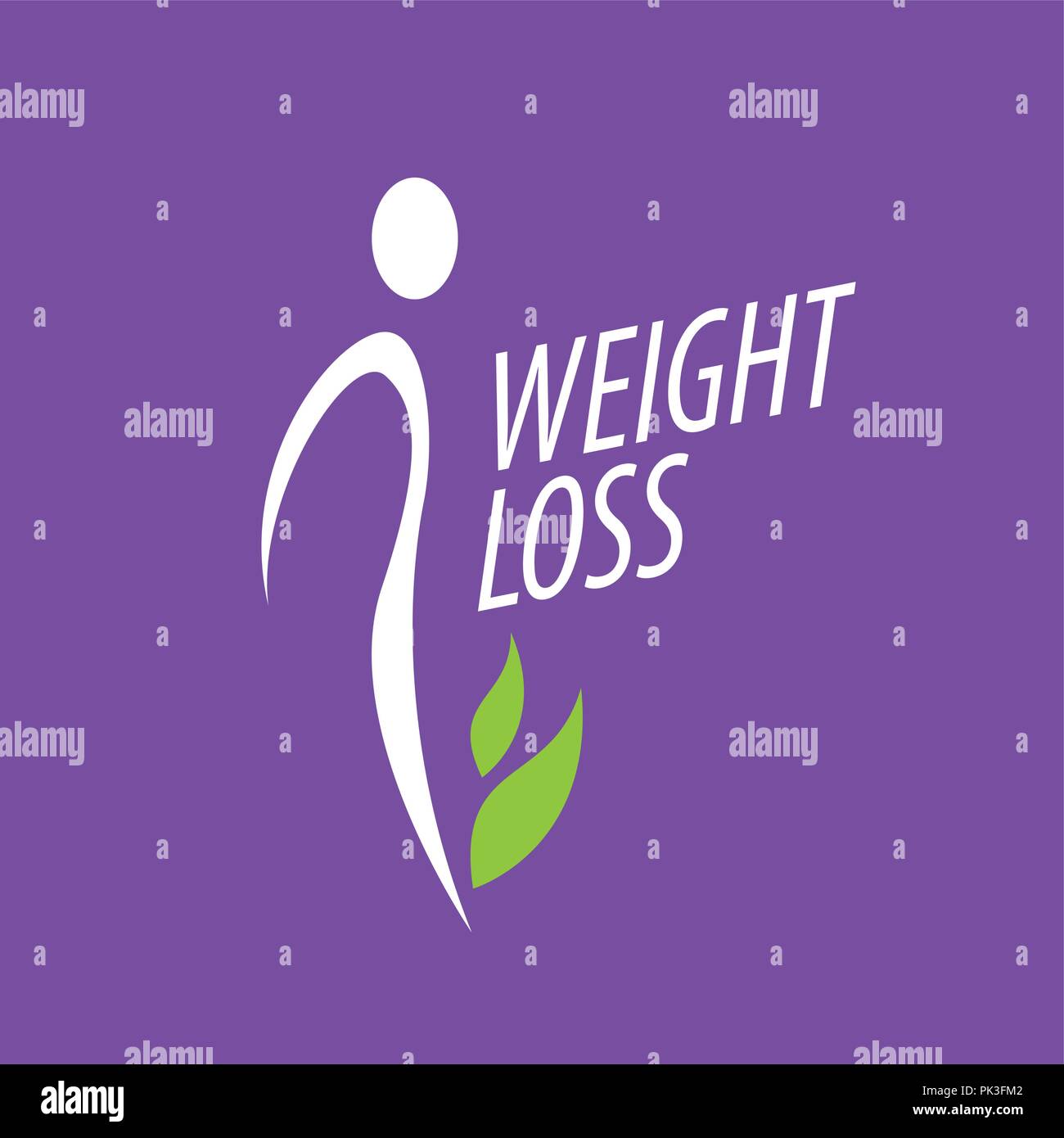 weight loss logo Stock Vector Image & Art - Alamy