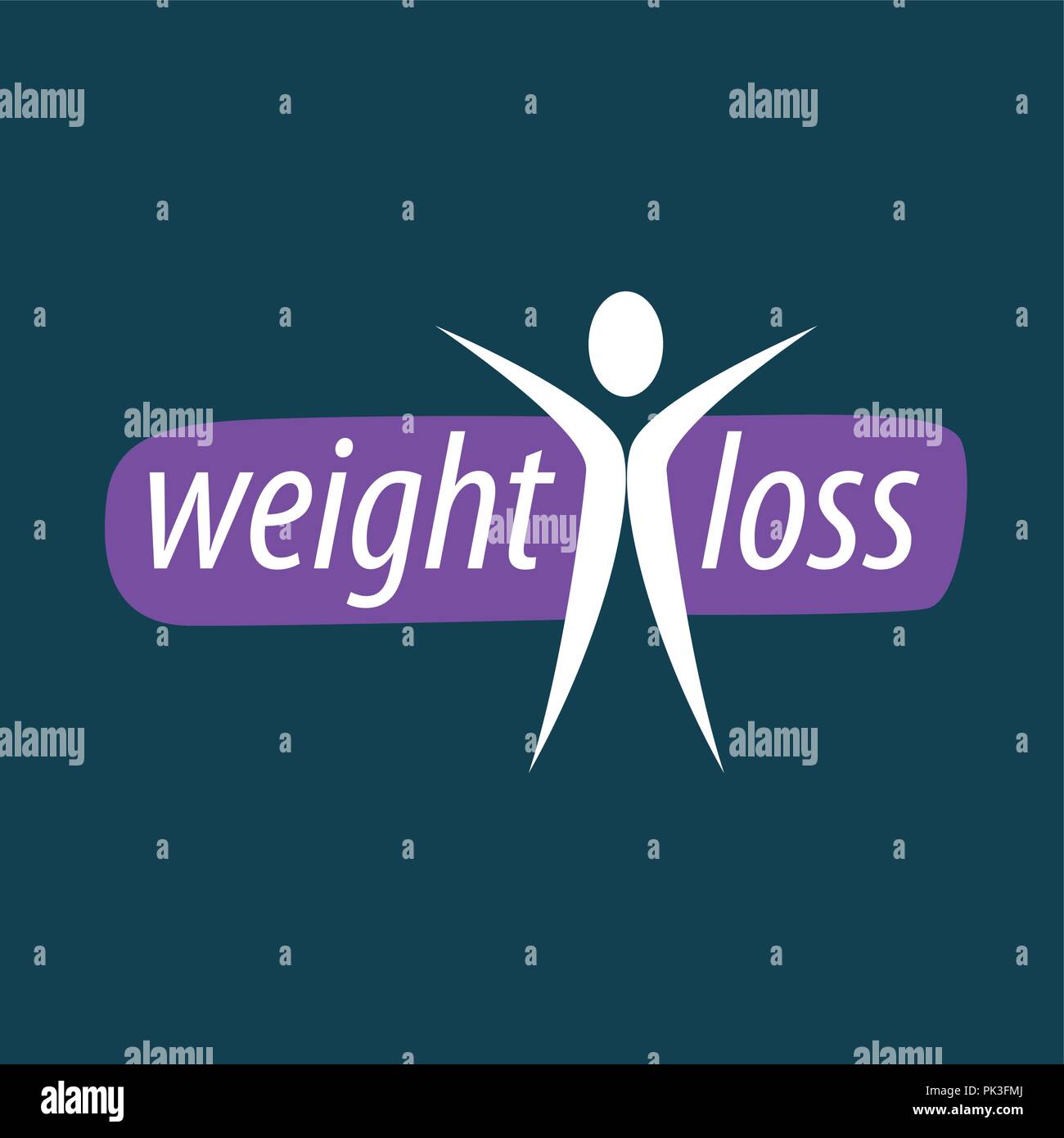weight loss logo Stock Vector Image & Art - Alamy
