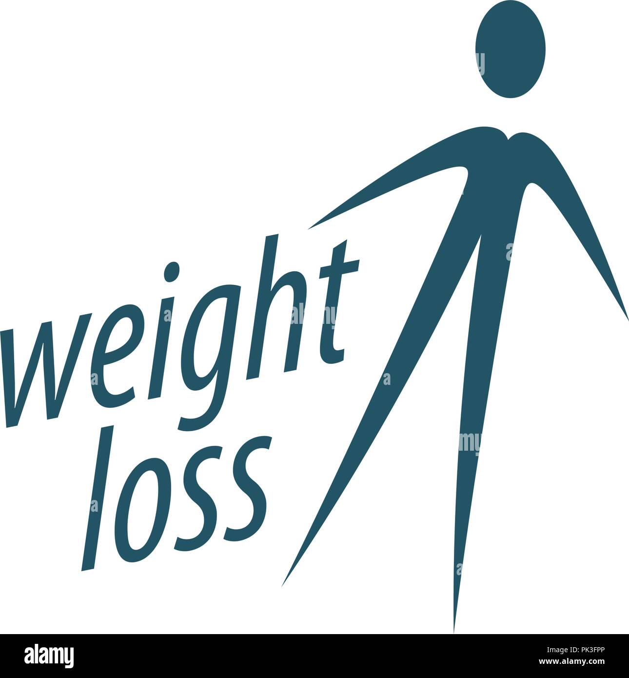 weight loss logo Stock Vector Image & Art - Alamy