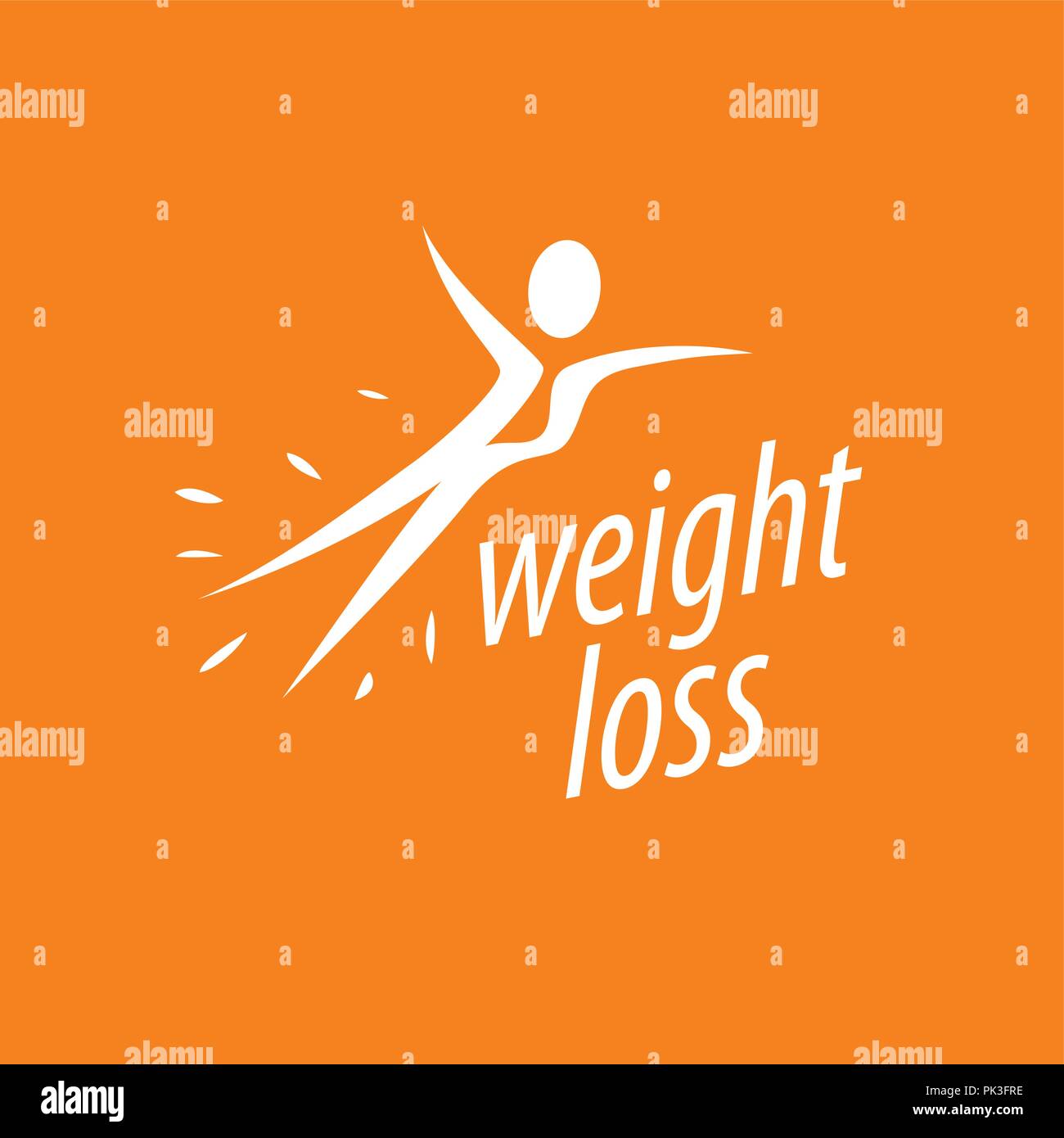 weight loss logo Stock Vector Image & Art - Alamy