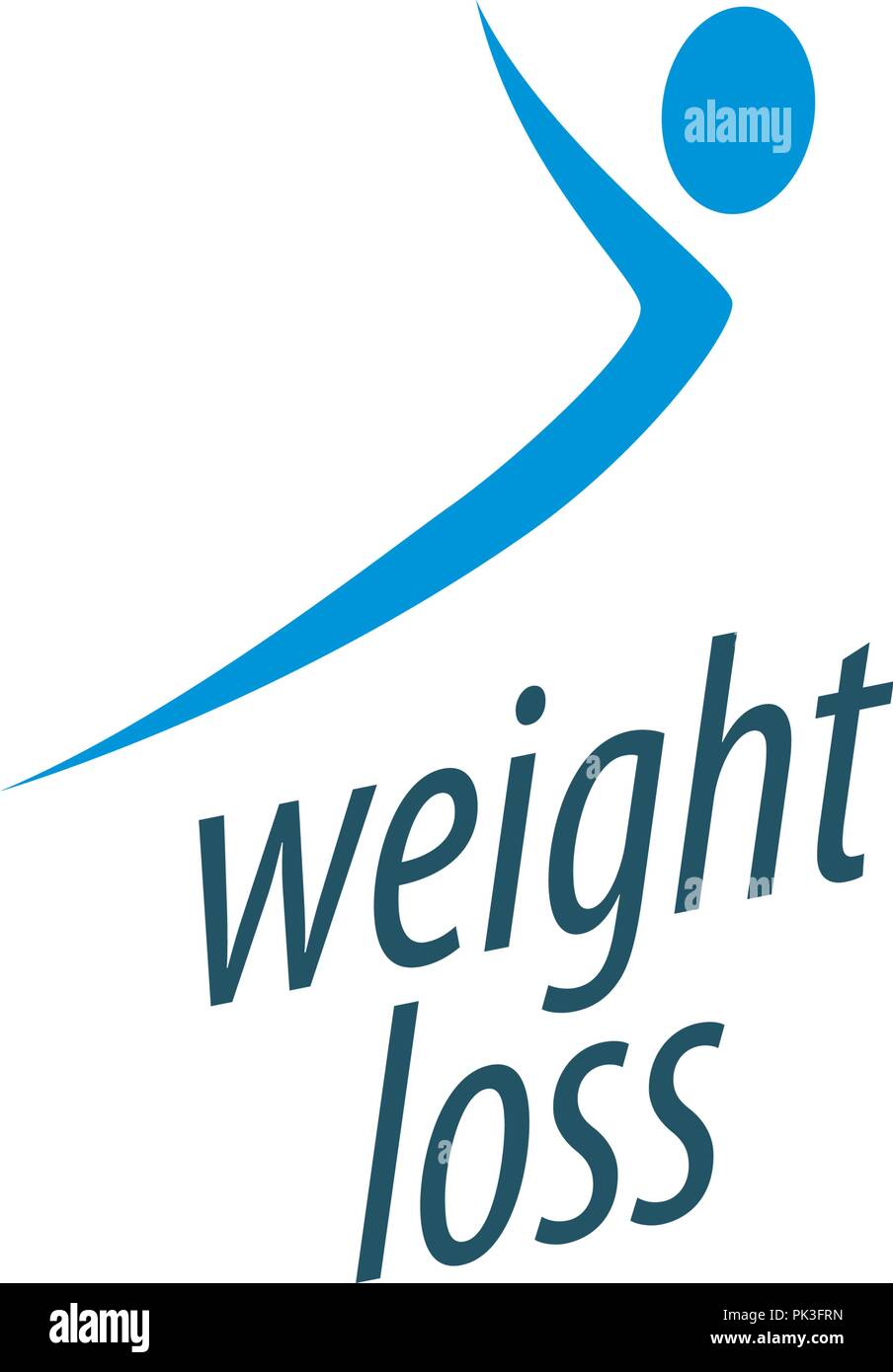 weight loss logo Stock Vector Image & Art - Alamy