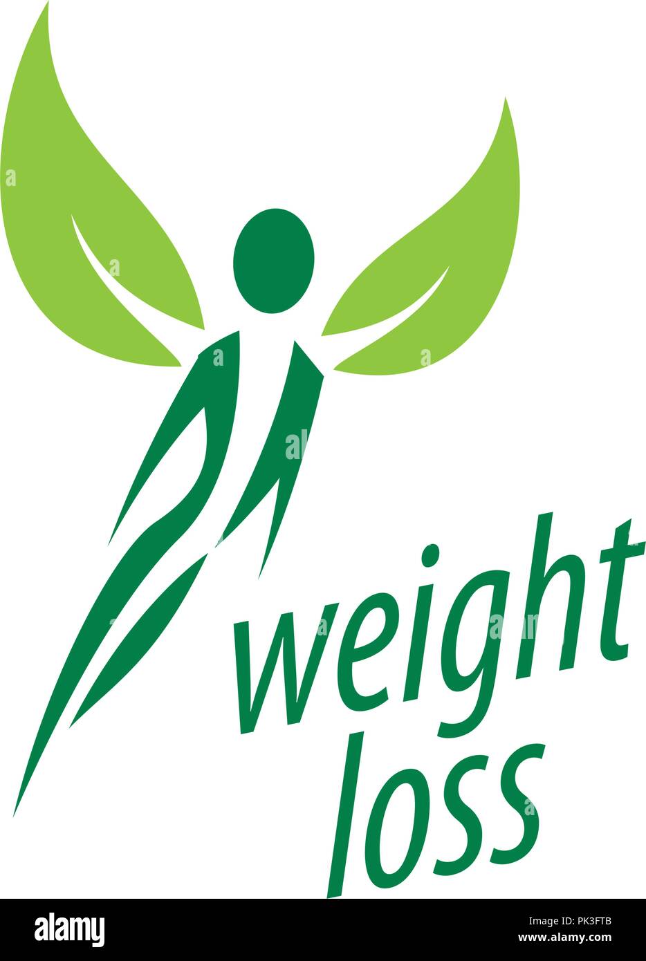 weight loss logo Stock Vector Image & Art - Alamy