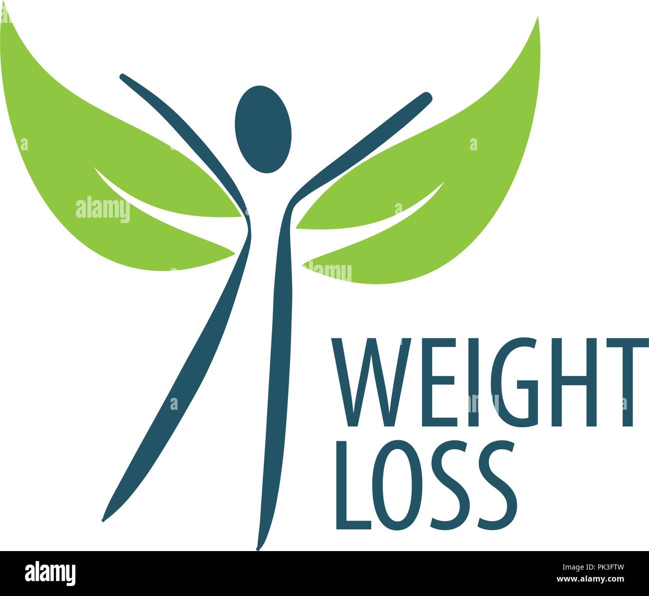 weight loss logo Stock Vector Image & Art - Alamy