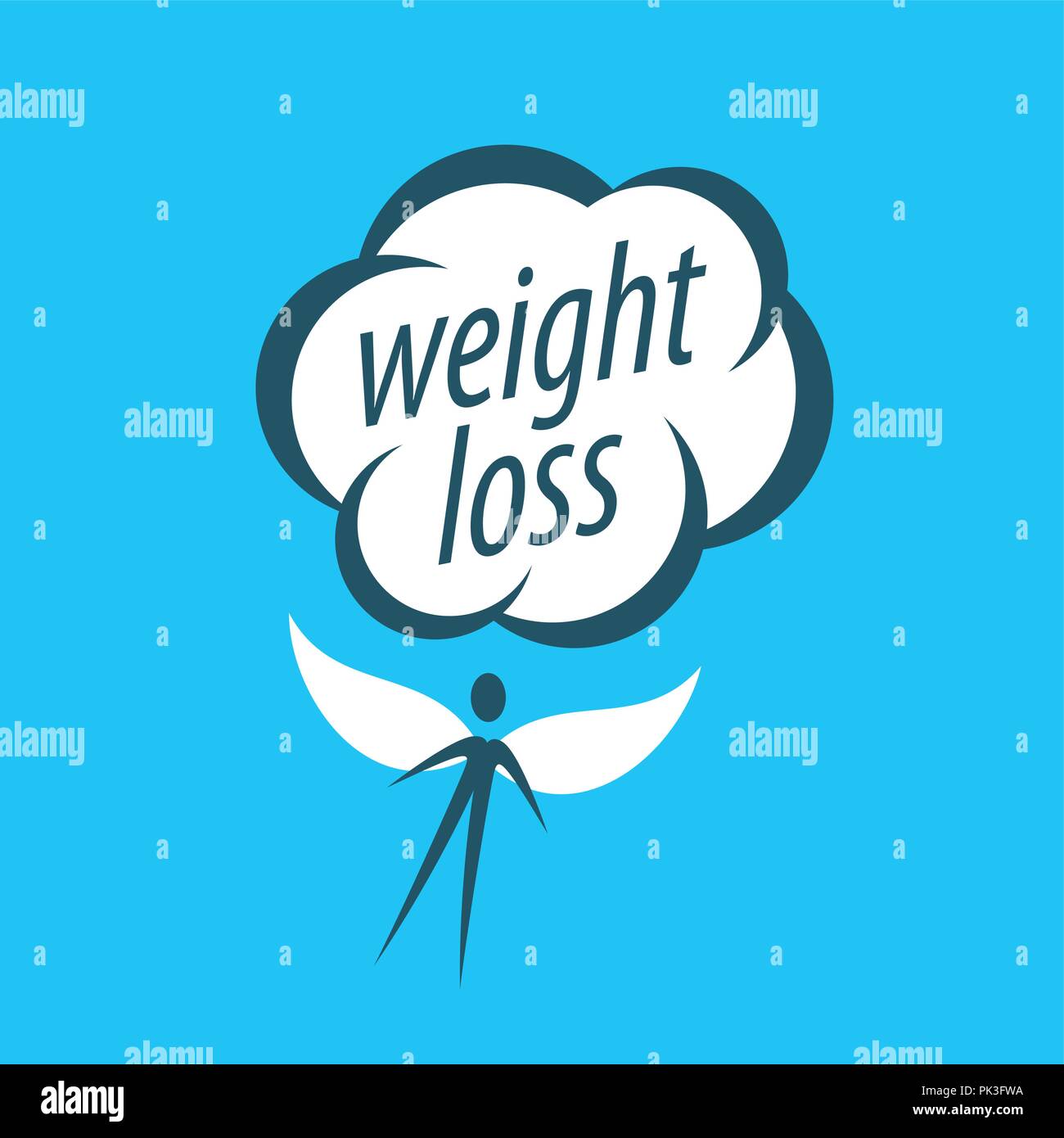 weight loss logo Stock Vector Image & Art - Alamy