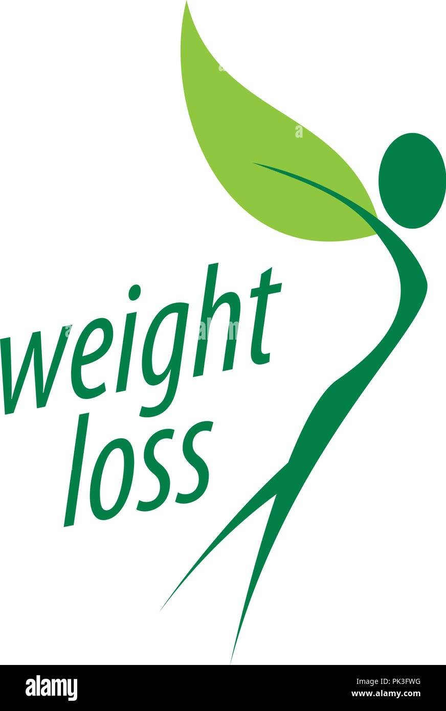 weight loss logo Stock Vector Image & Art - Alamy