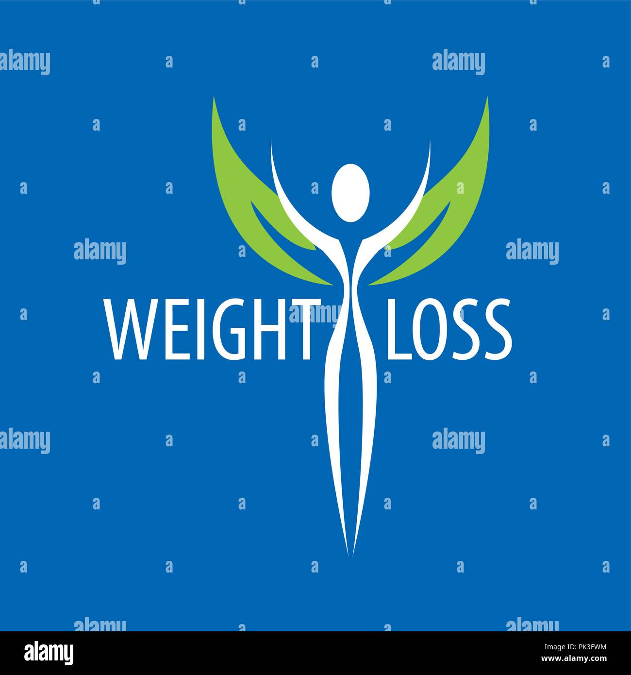 weight loss logo Stock Vector Image & Art - Alamy
