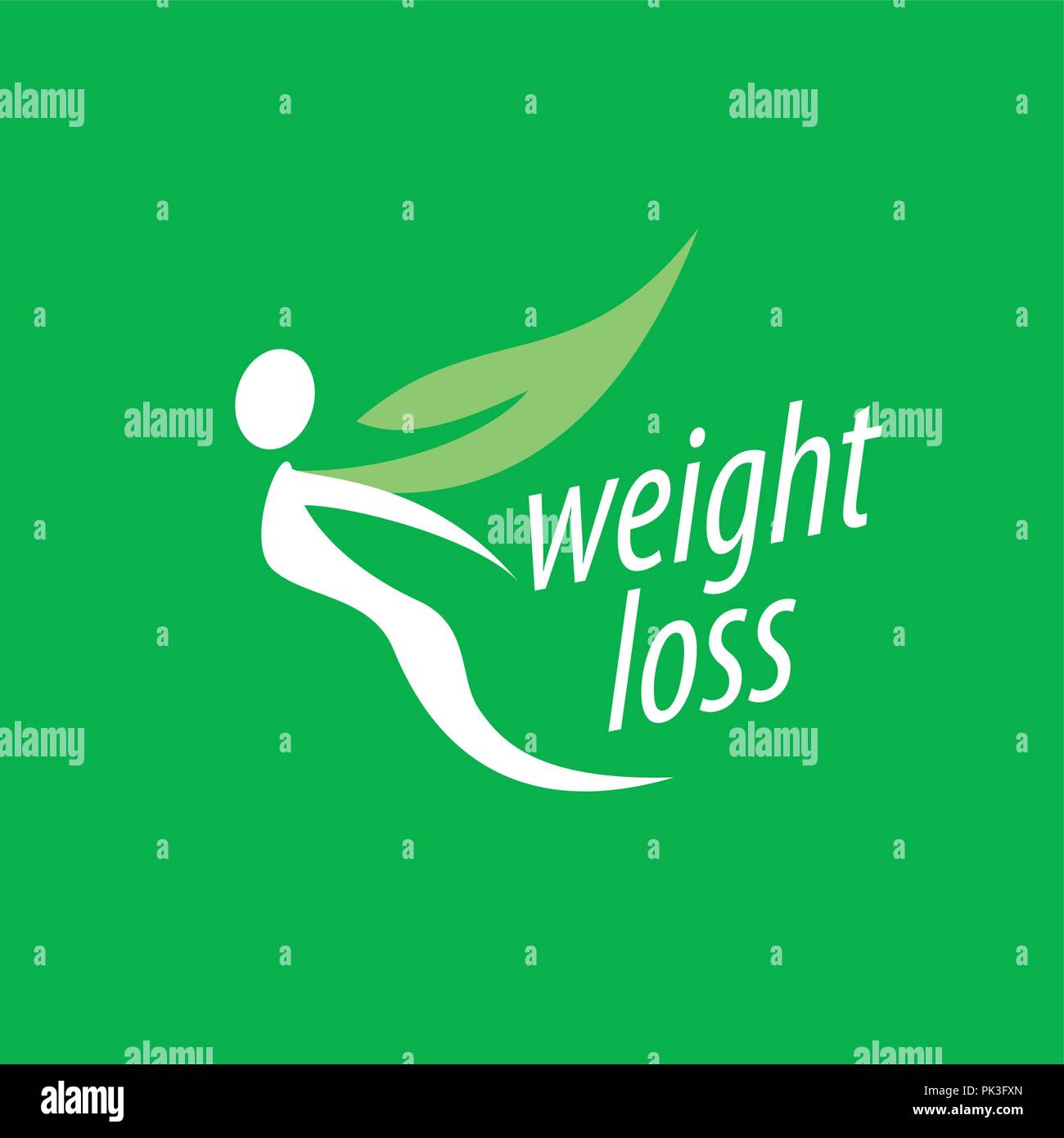 weight loss logo Stock Vector Image & Art - Alamy