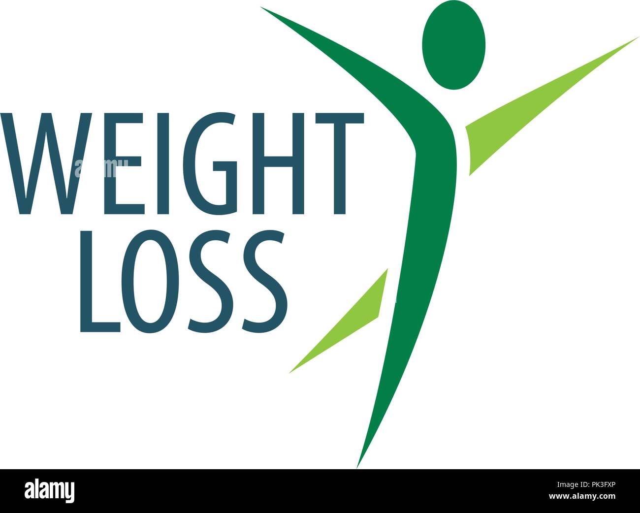 weight loss logo Stock Vector Image & Art - Alamy