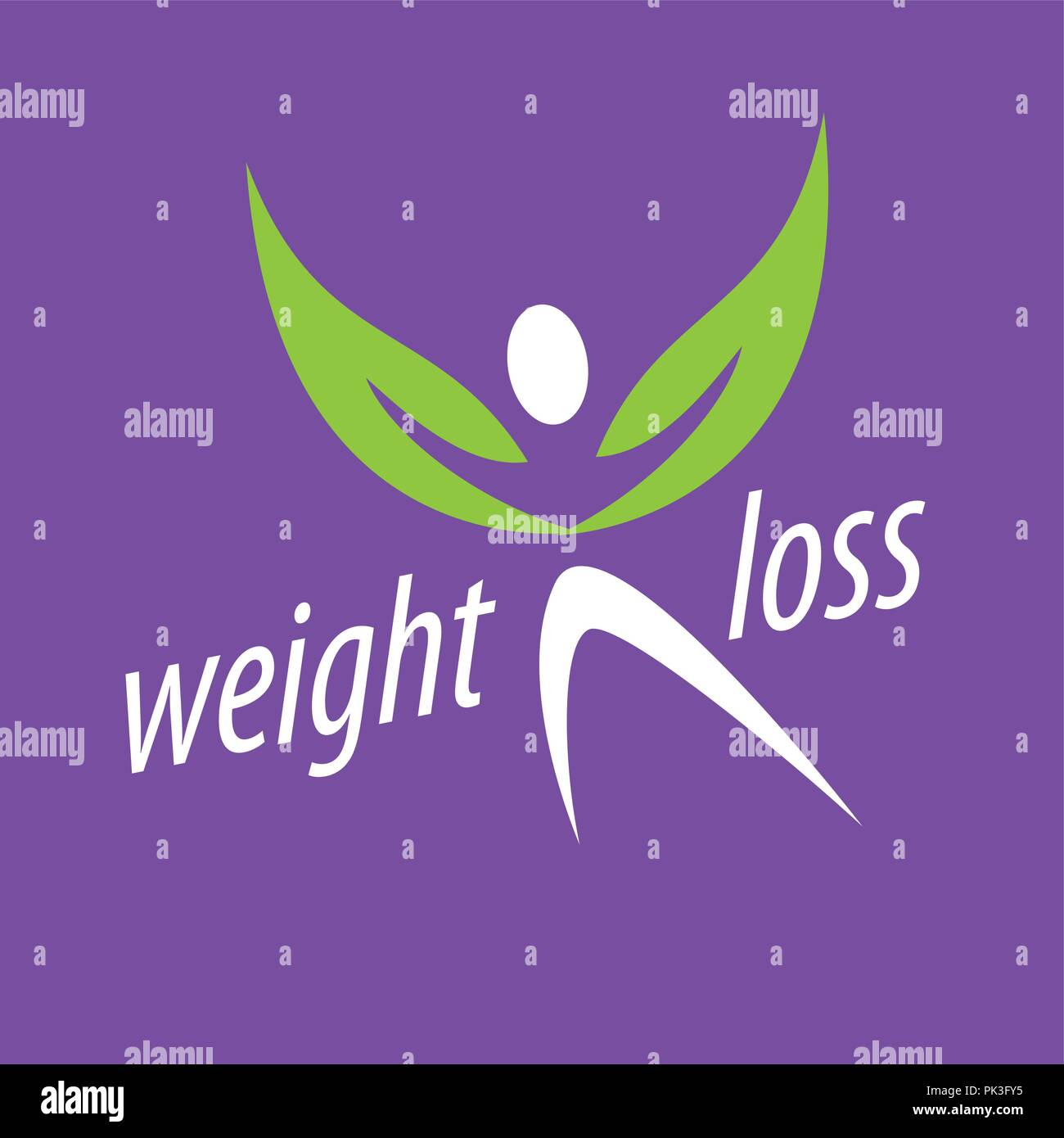 weight loss logo Stock Vector Image & Art - Alamy