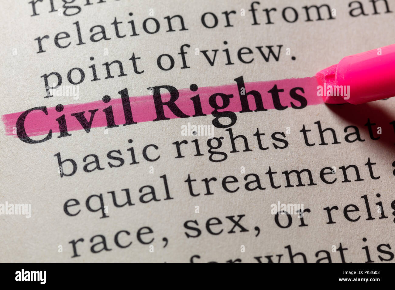 Fake Dictionary, Dictionary definition of the word Civil Rights ...