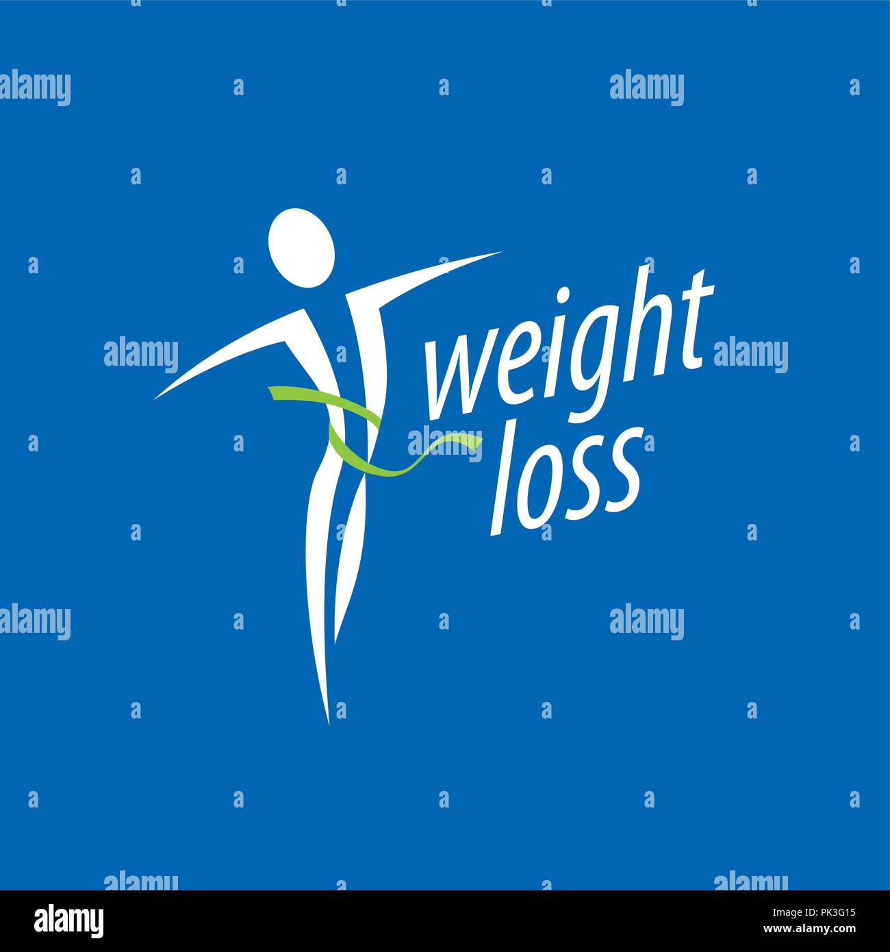 weight loss logo Stock Vector Image & Art - Alamy