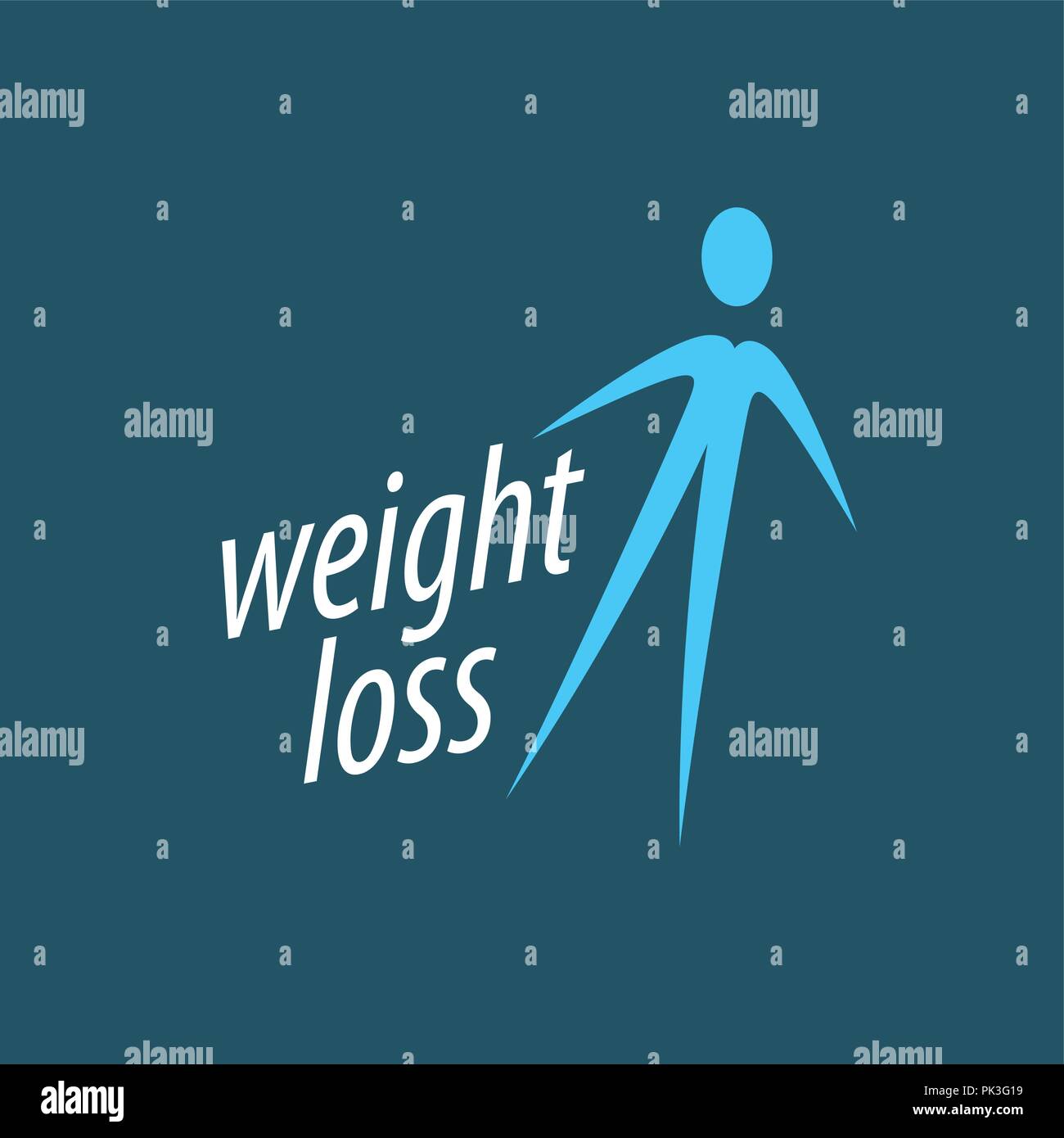 weight loss logo Stock Vector Image & Art - Alamy